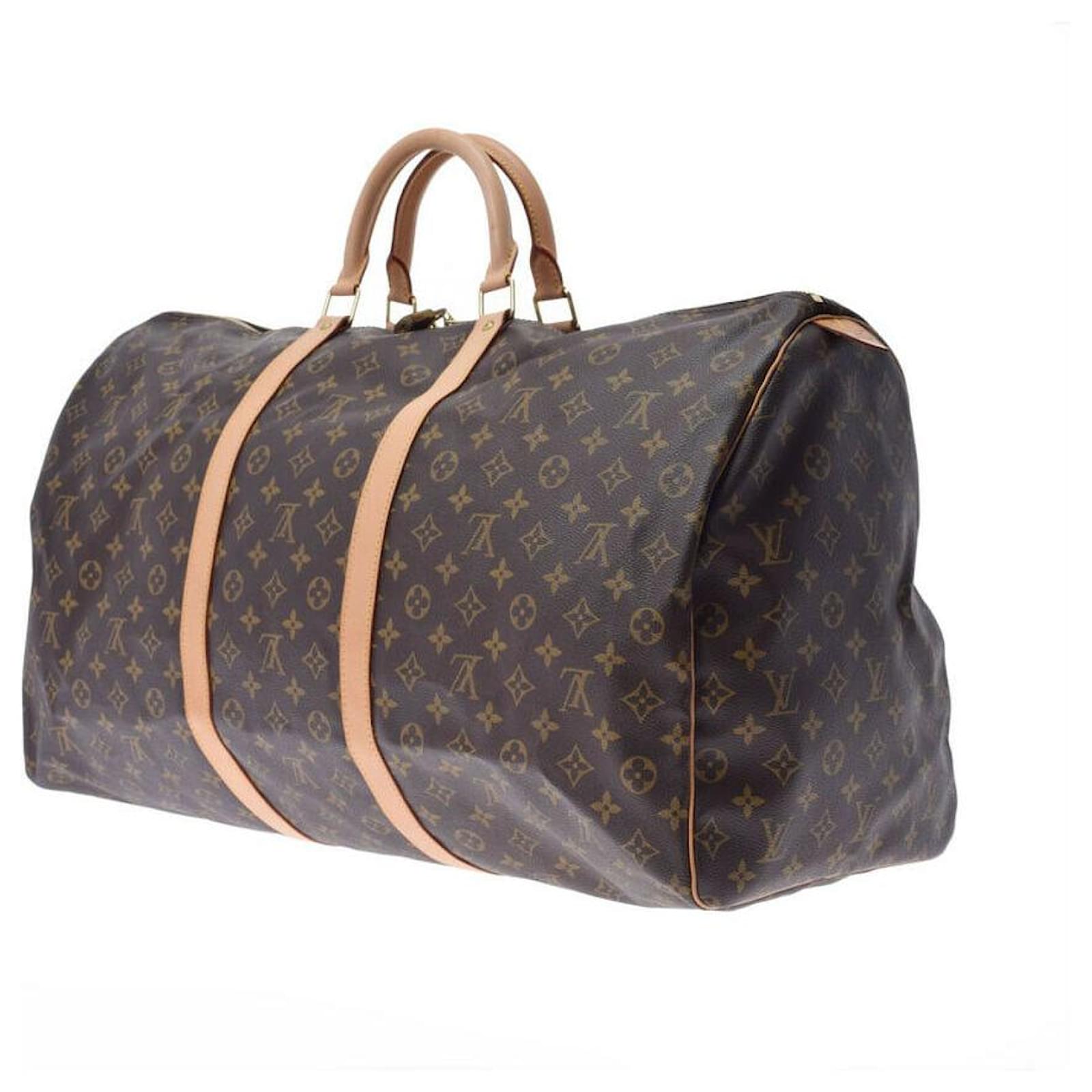 Louis Vuitton Keepall 60 Brown Cloth ref.626006 - Joli Closet