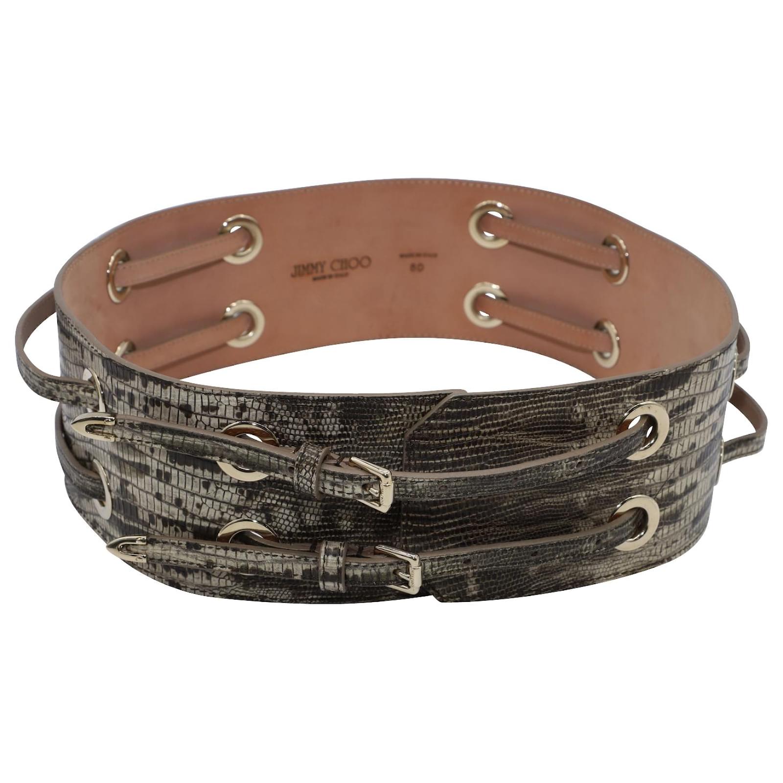 Jimmy Choo Brown Multiple colors Leather ref.626024 - Joli Closet