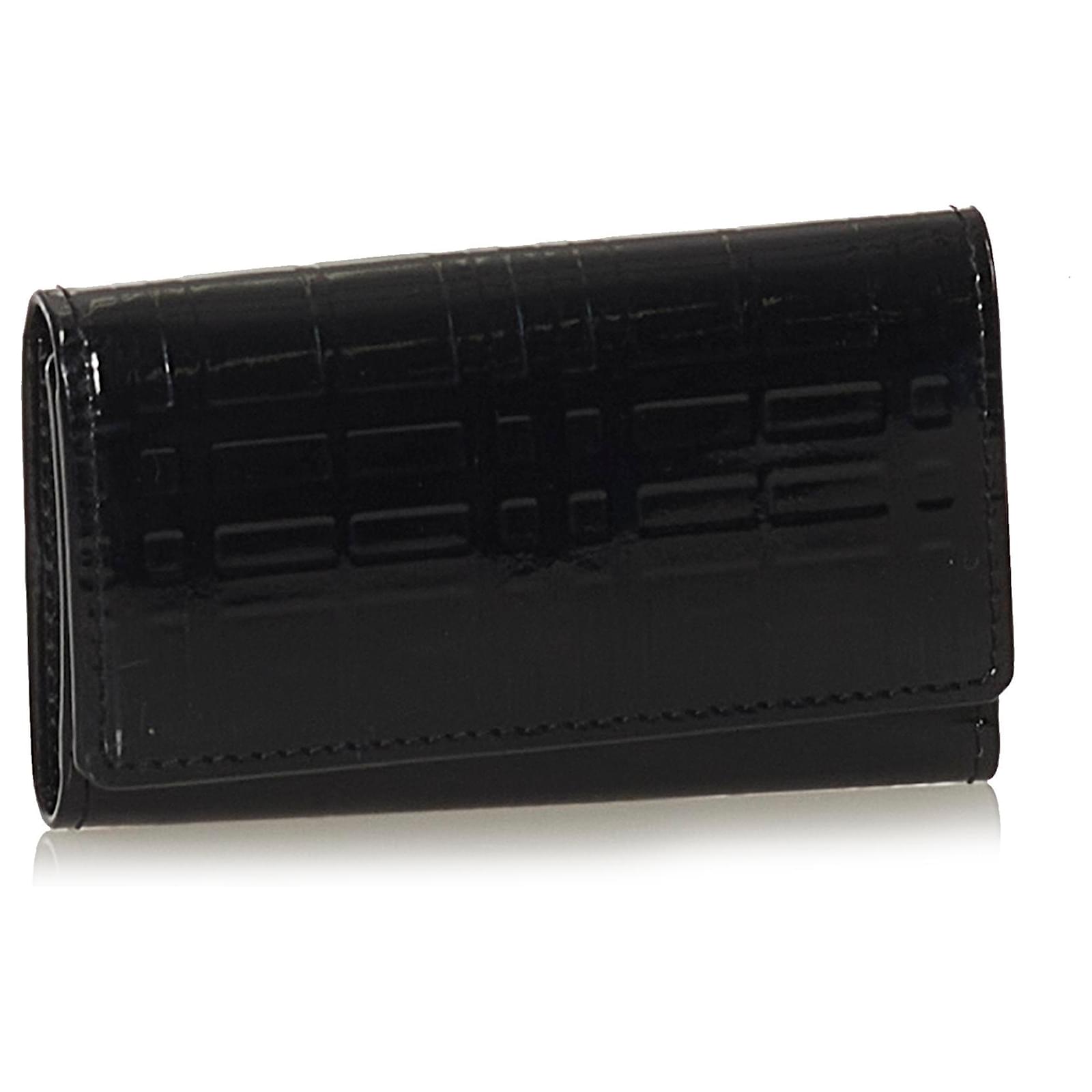 Burberry Black Patent Leather Key Holder ref.626301 - Joli Closet