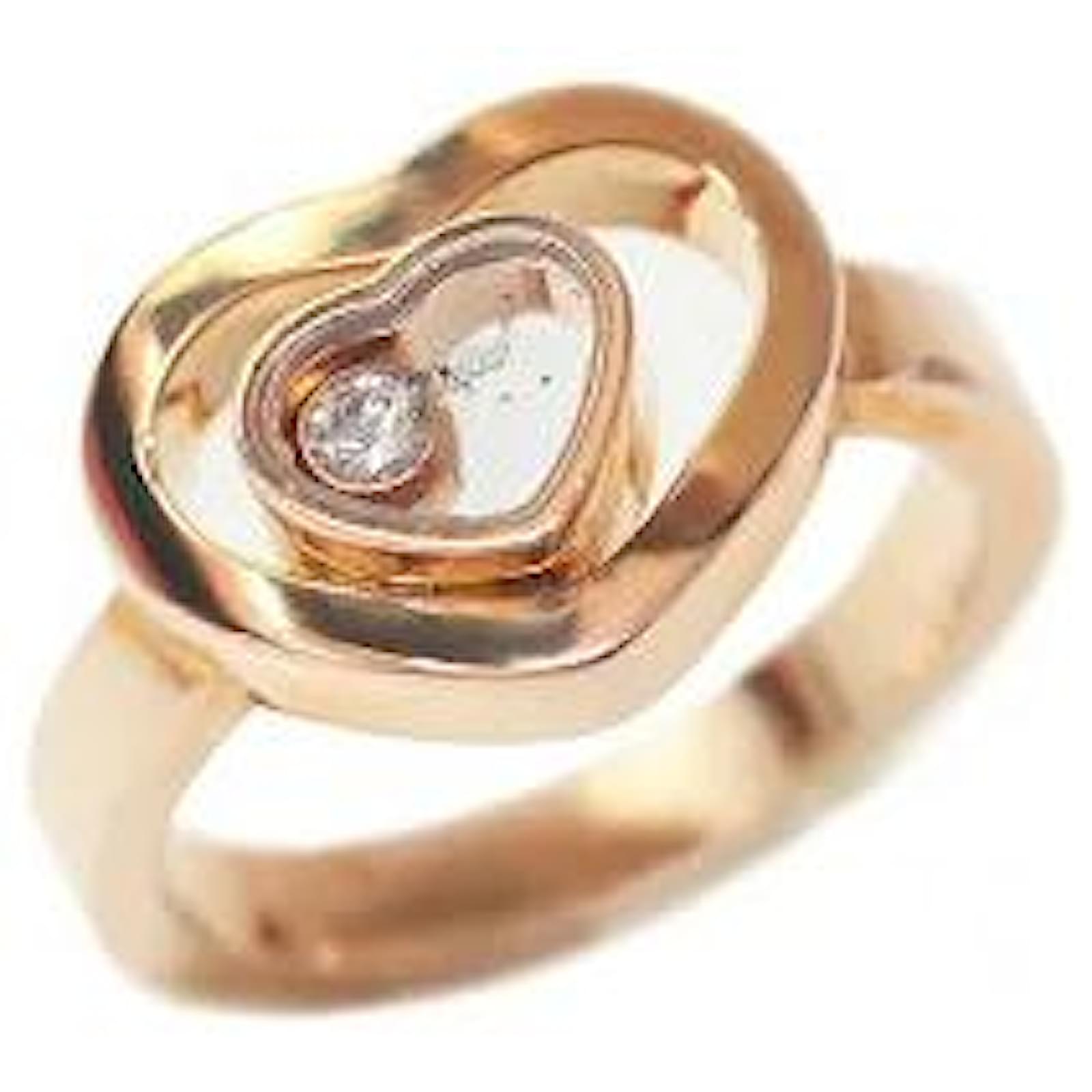 Bague Chopard Coeur Diamant 827691 K18PG #6.5 ref.626734 - Joli Closet
