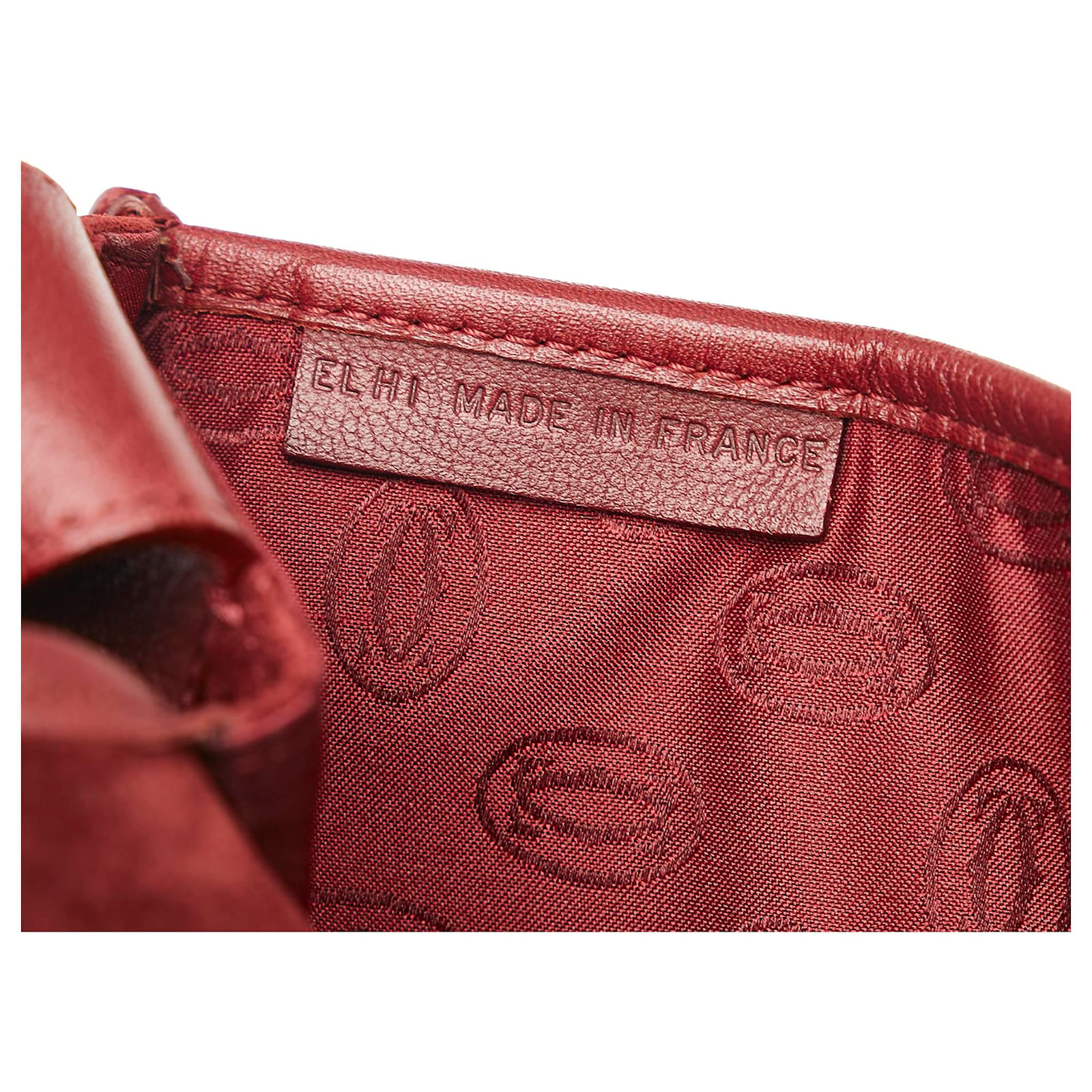 Cartier Red Must de Cartier Leather Shoulder Bag Dark red Pony-style ...