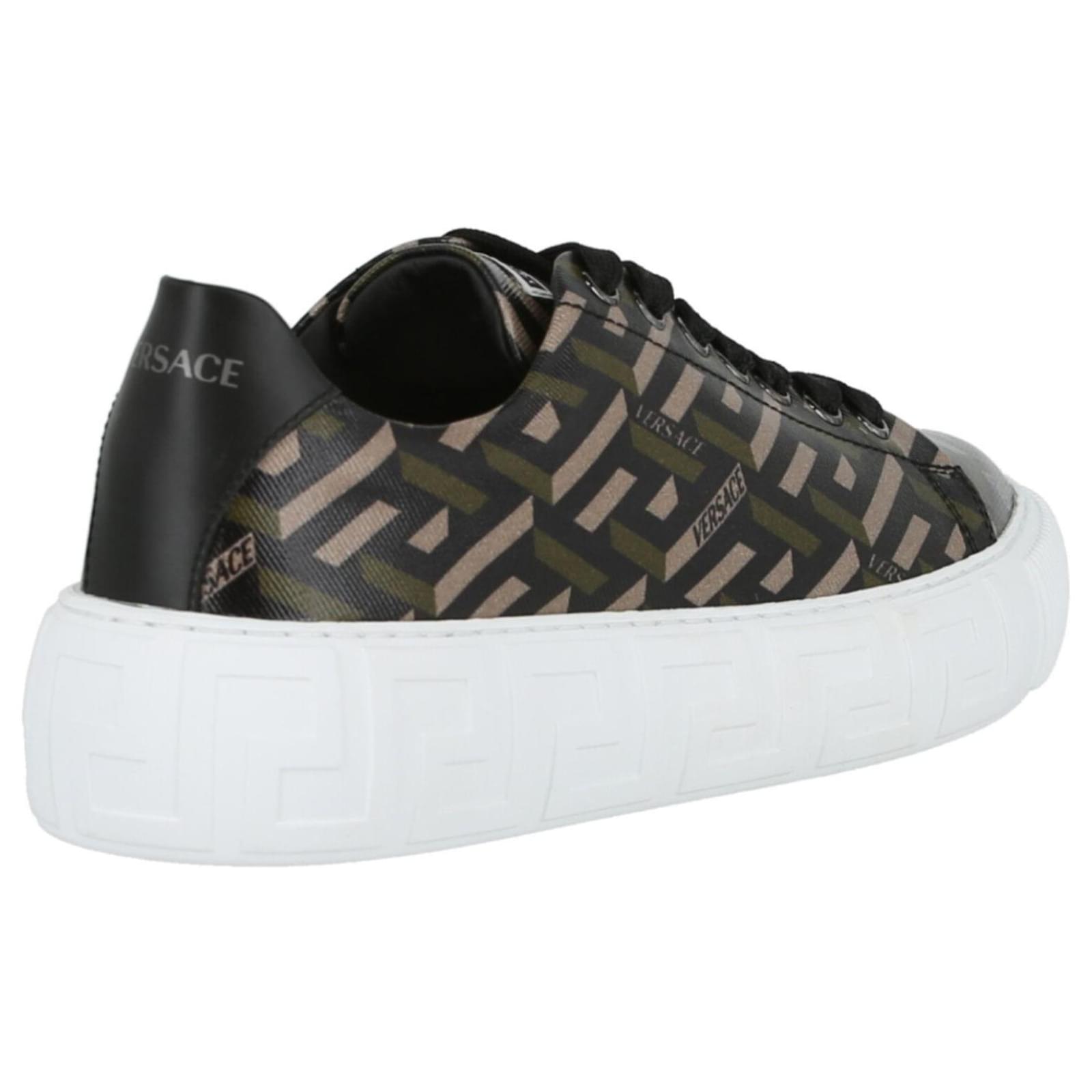 Versace La Greca Low-Top Sneakers Multiple colors ref.628148 - Joli Closet