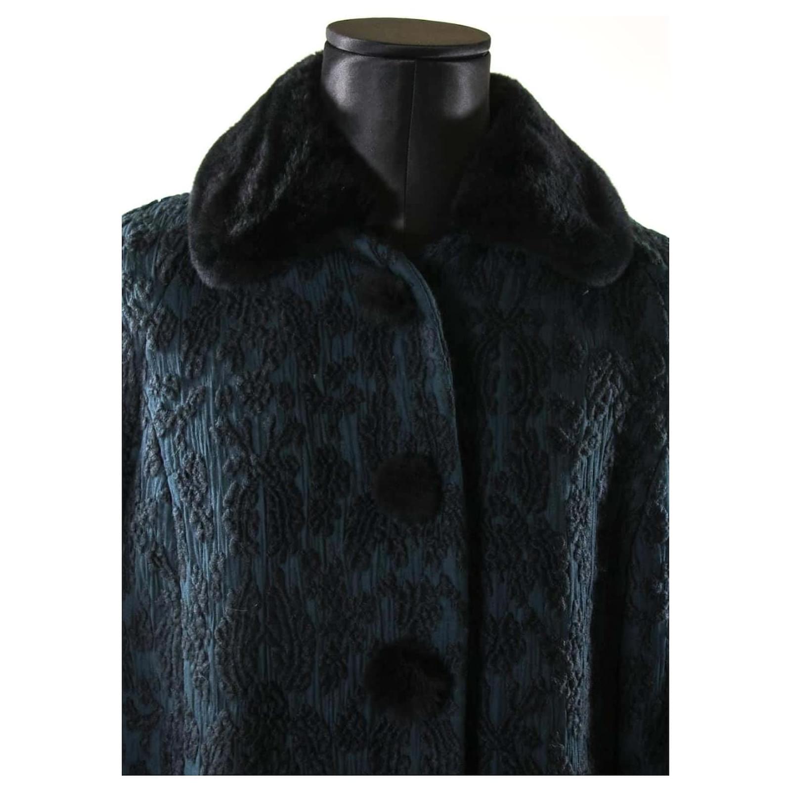 Rochas Coat 42 Green Wool ref.640619 - Joli Closet