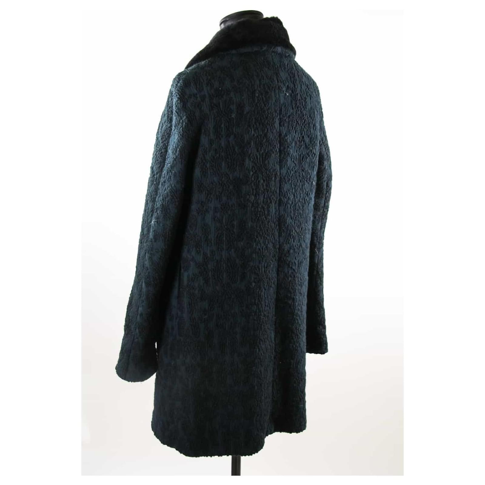 Rochas Coat 42 Green Wool ref.640619 - Joli Closet