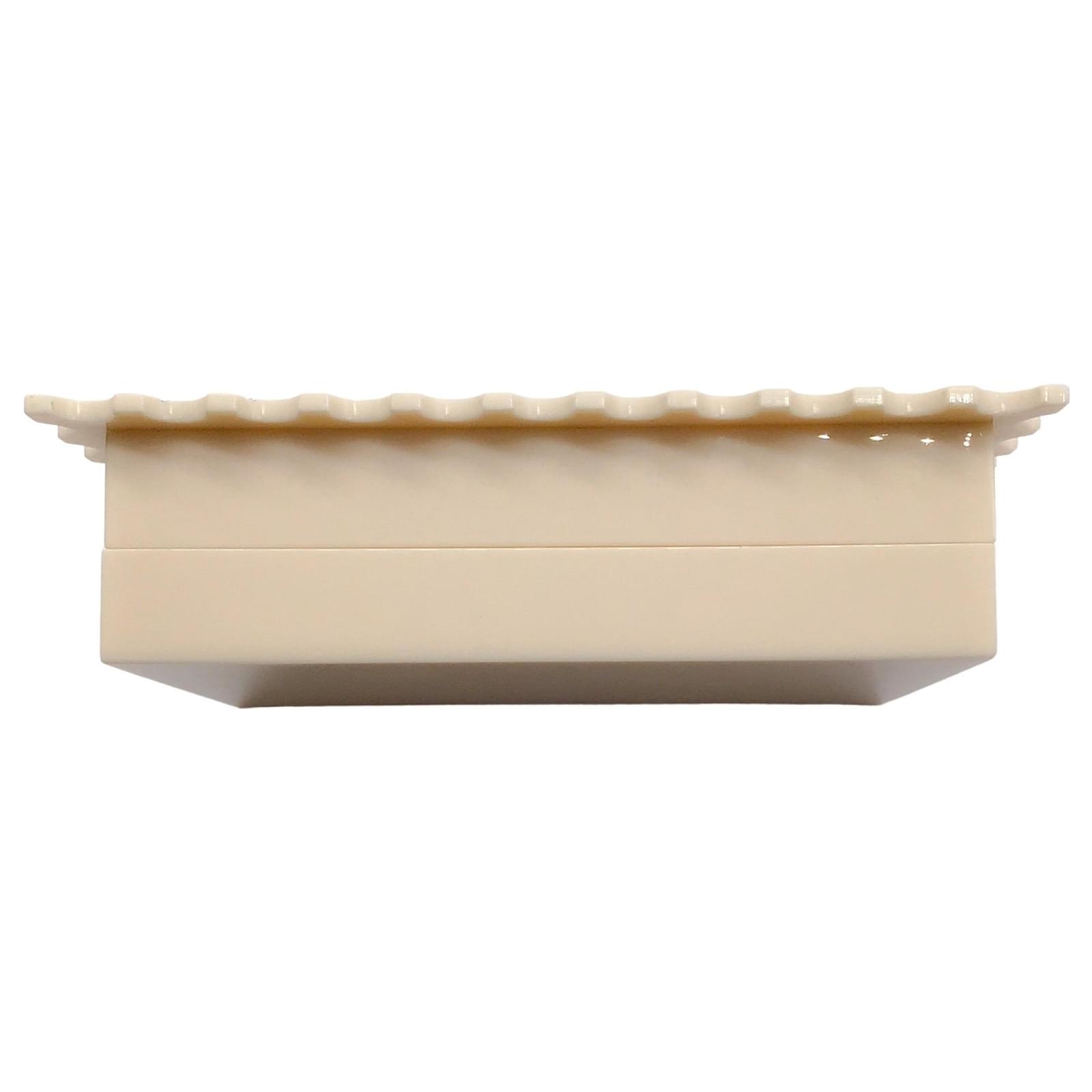 Charlotte Olympia First Class Perspex Ivory Multi Pvc Clutch Leather ...