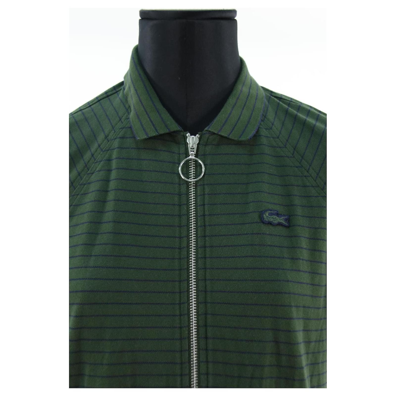 Lacoste dress 40 Khaki Cotton ref.642187 - Joli Closet