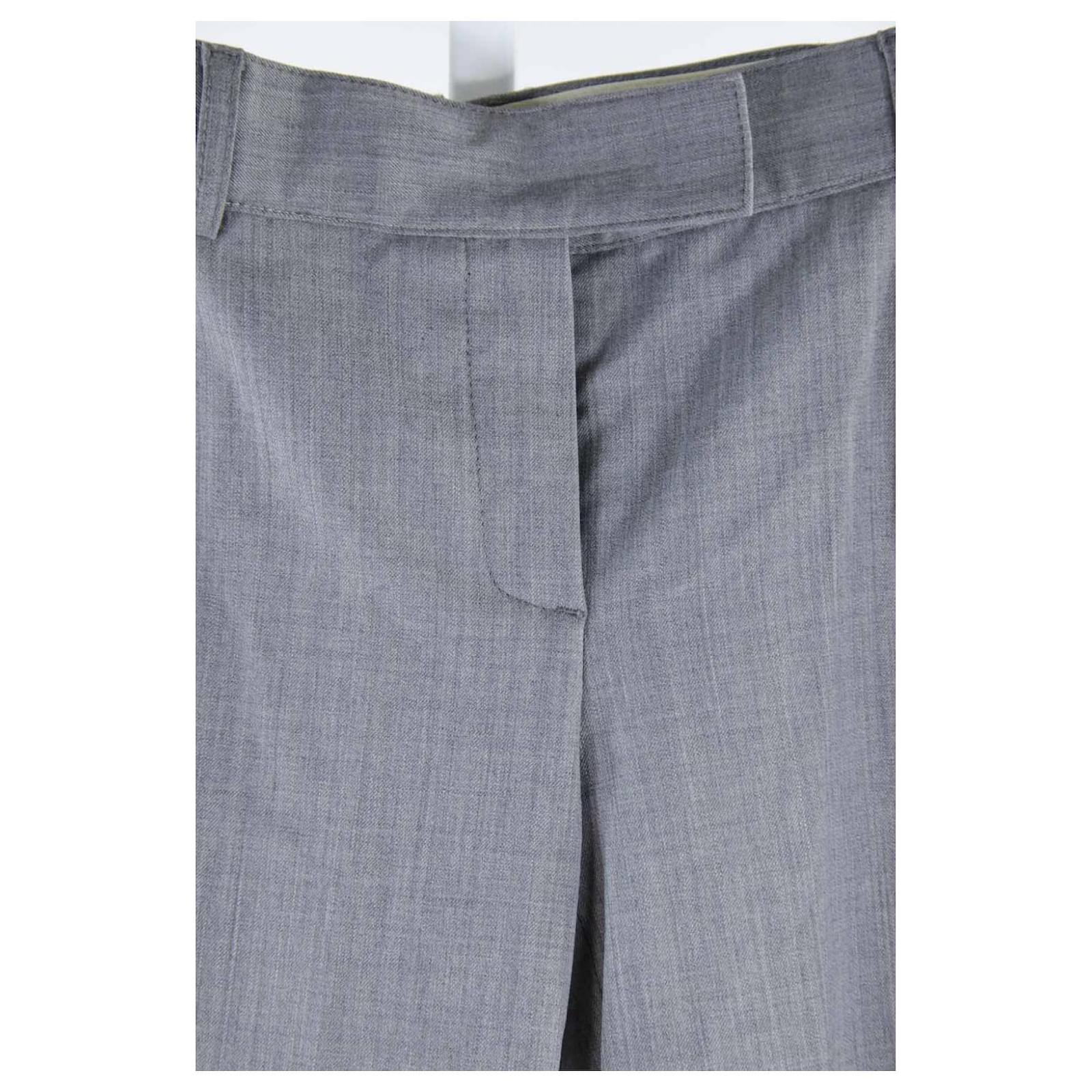 Theory pants 40 Grey Wool ref.643842 - Joli Closet