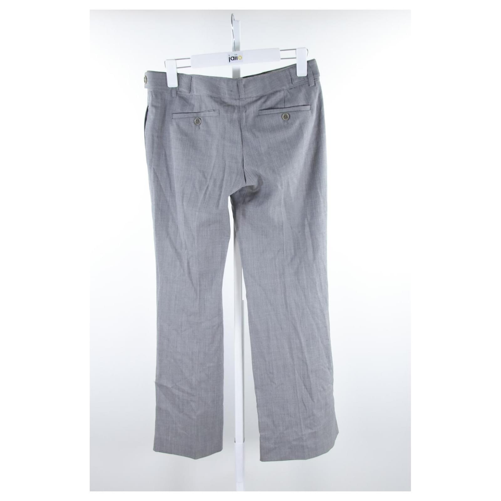 Theory pants 40 Grey Wool ref.643842 - Joli Closet