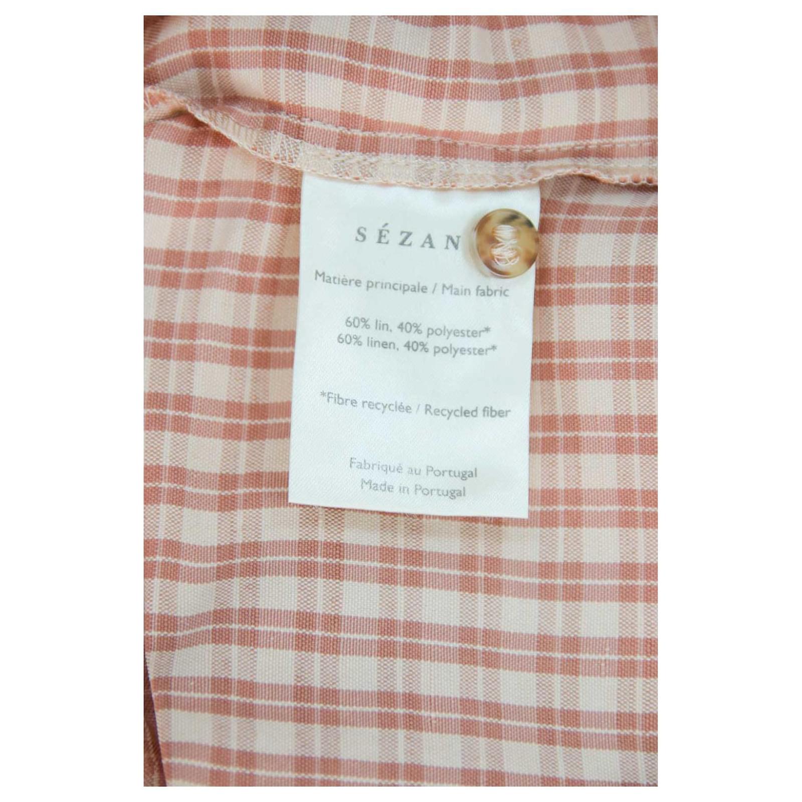 Top Sézane 36 Lin Rose ref.645610 - Joli Closet