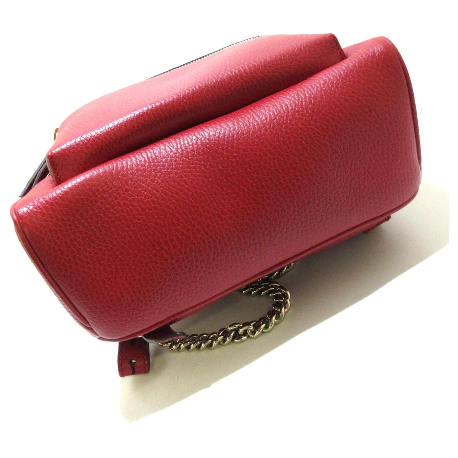 Gucci Soho Red Leather ref.647379 - Joli Closet