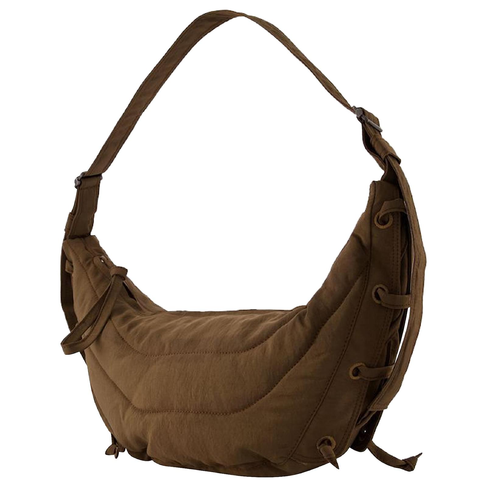 Lemaire Small Soft Game Bag in Brown Nylon ref.647987 - Joli Closet