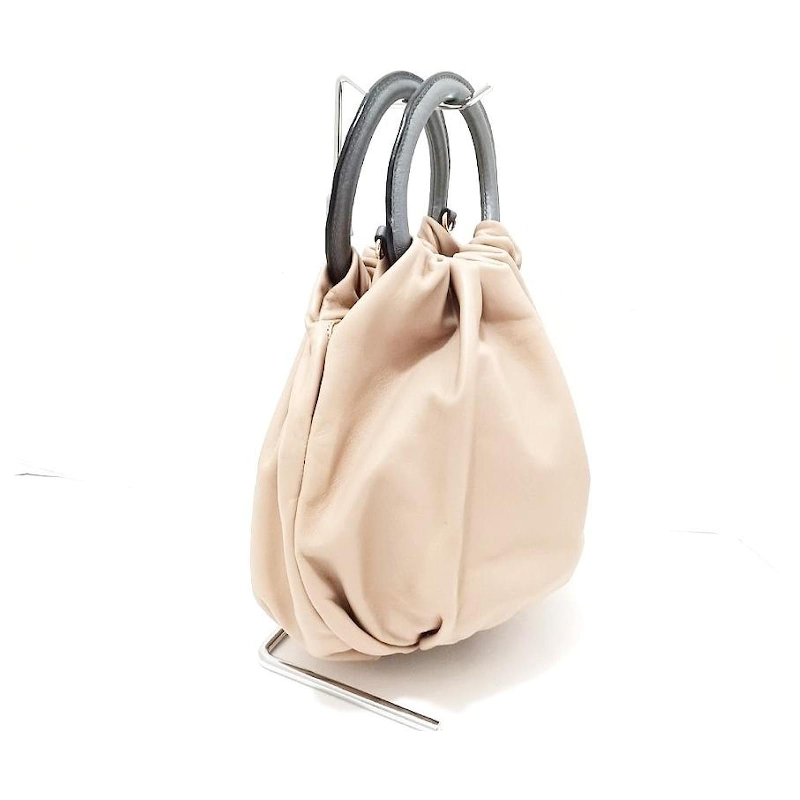 Loewe Bounce bag Beige Leather ref.648261 - Joli Closet