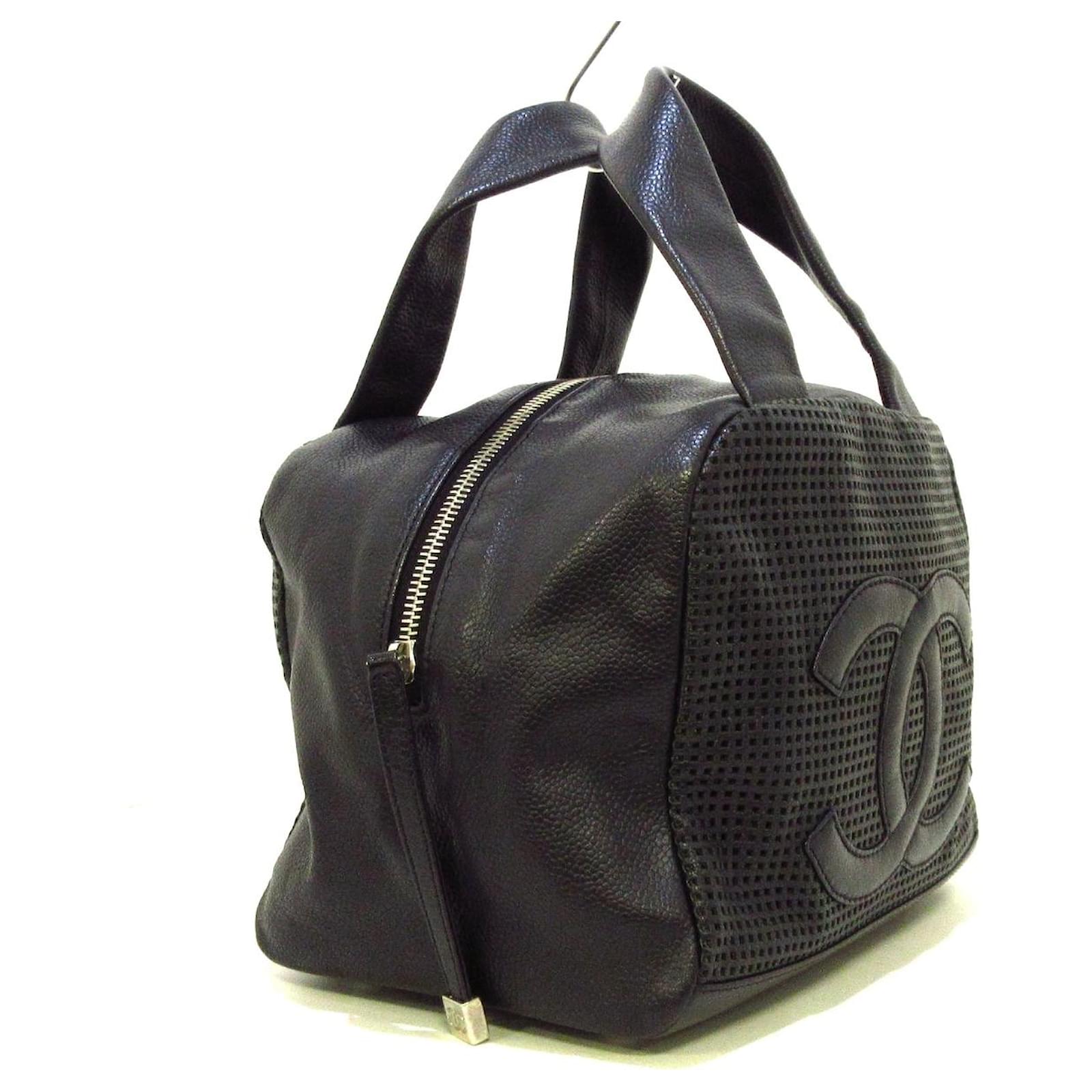 Chanel Bowling Black Leather ref.649524 - Joli Closet