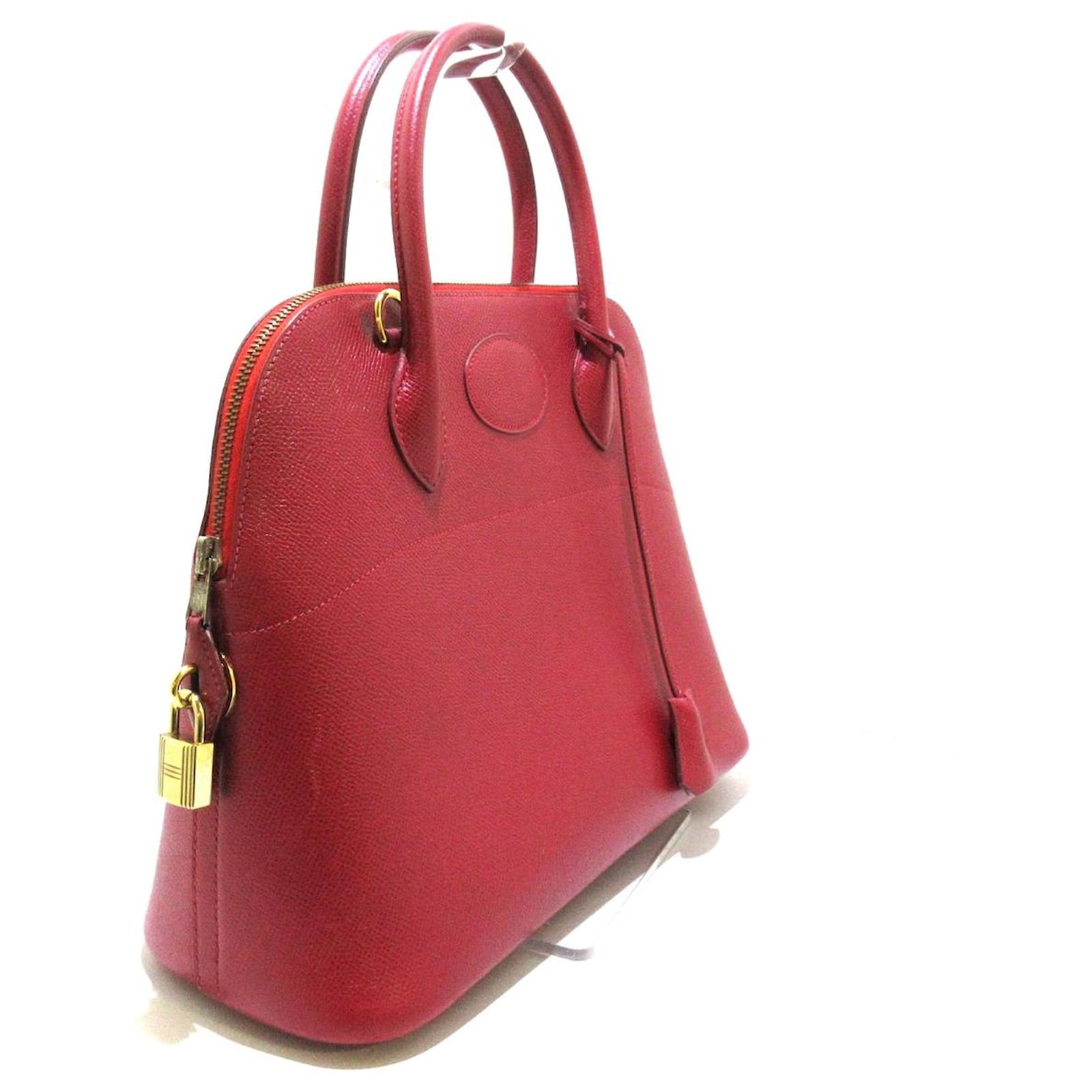 Hermès Hermes Bolide Red Leather ref.649976 - Joli Closet