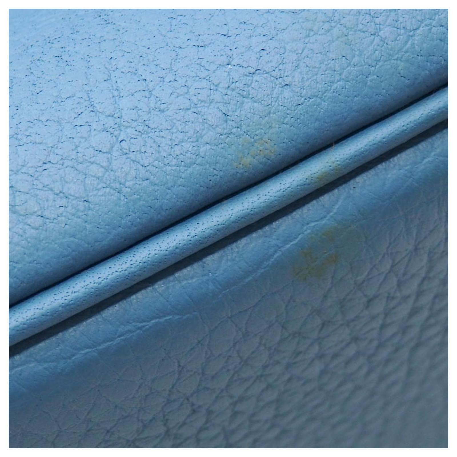 Hermès HERMES BIRKIN 35 Light blue Leather ref.651912 - Joli Closet