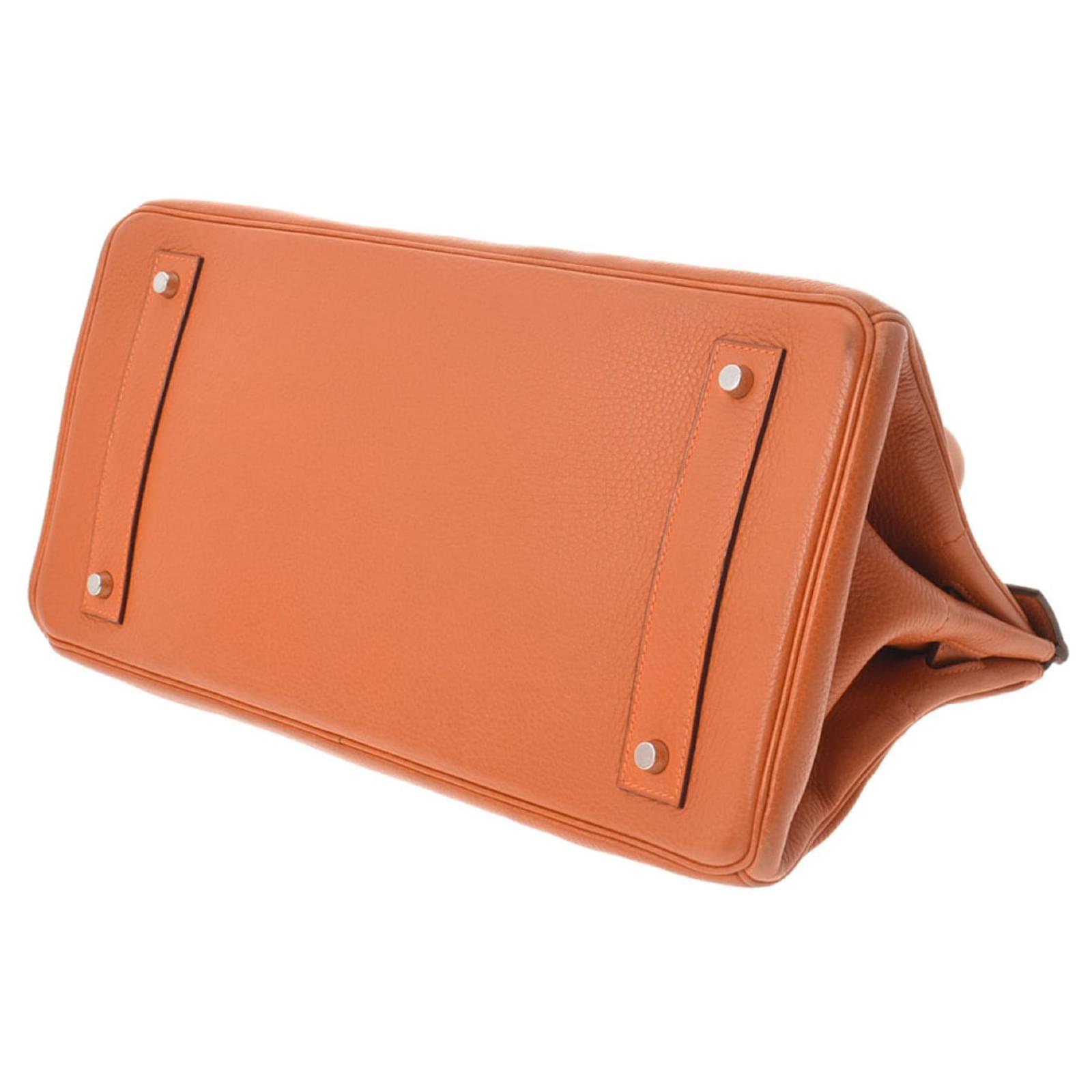 Hermès HERMES BIRKIN Orange Leather ref.651970 - Joli Closet