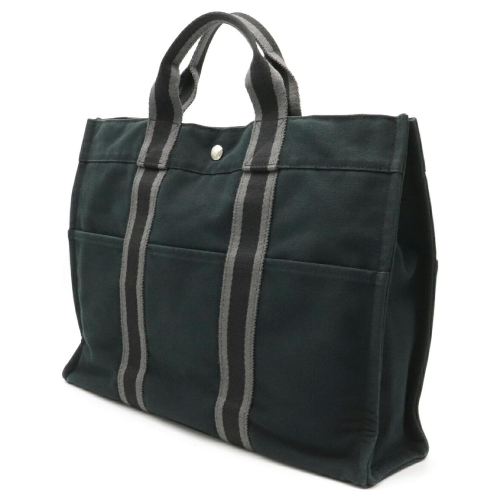 Hermès Fourbi Black Cloth ref.652541 - Joli Closet