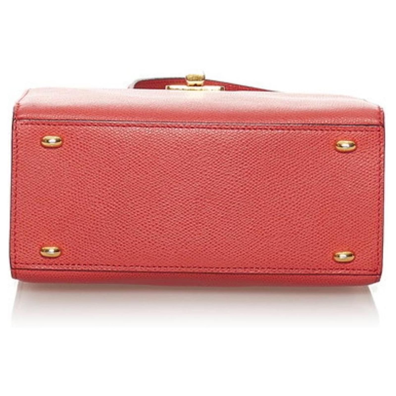 Céline Celine Red Leather ref.652668 - Joli Closet