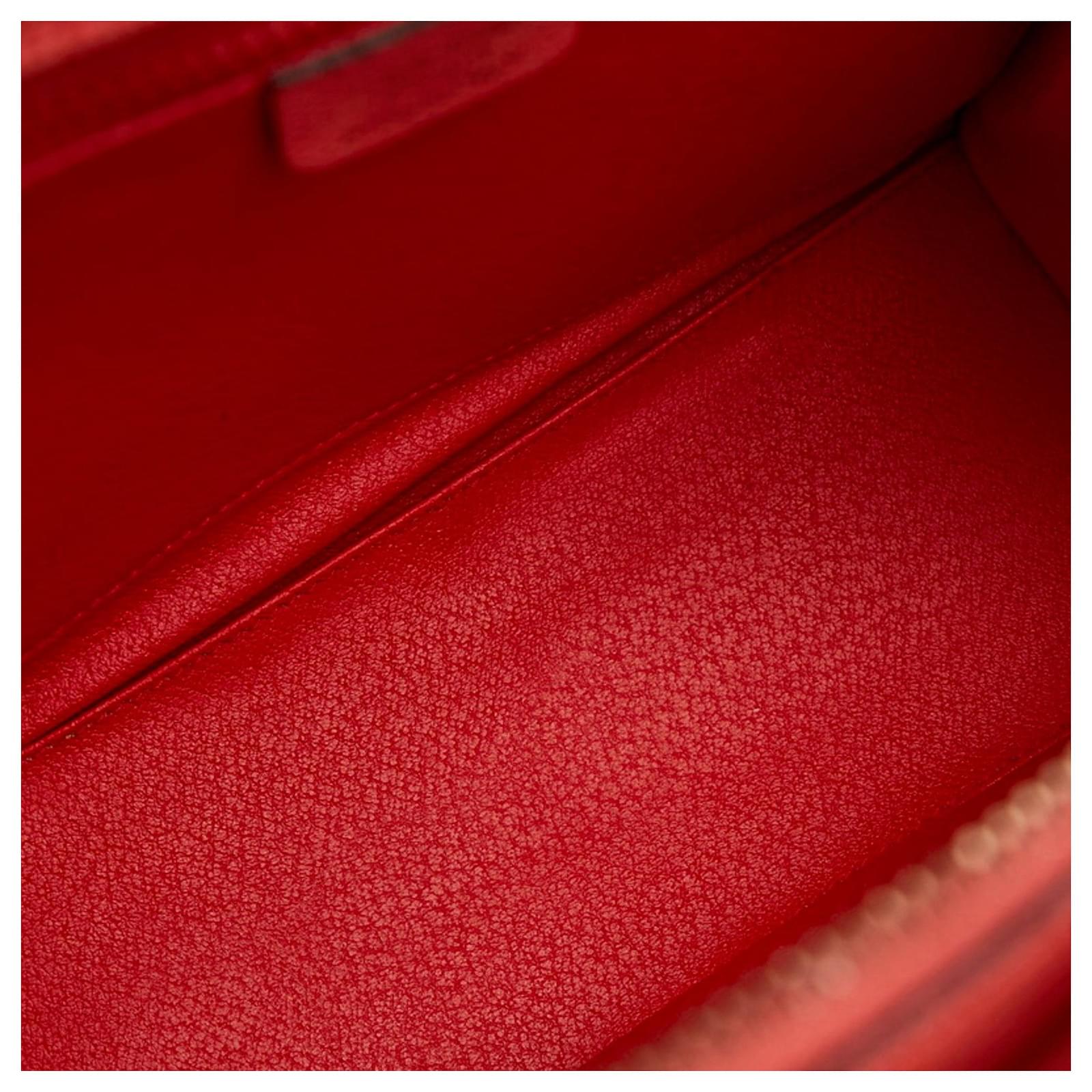 Céline Celine Red Leather ref.652668 - Joli Closet