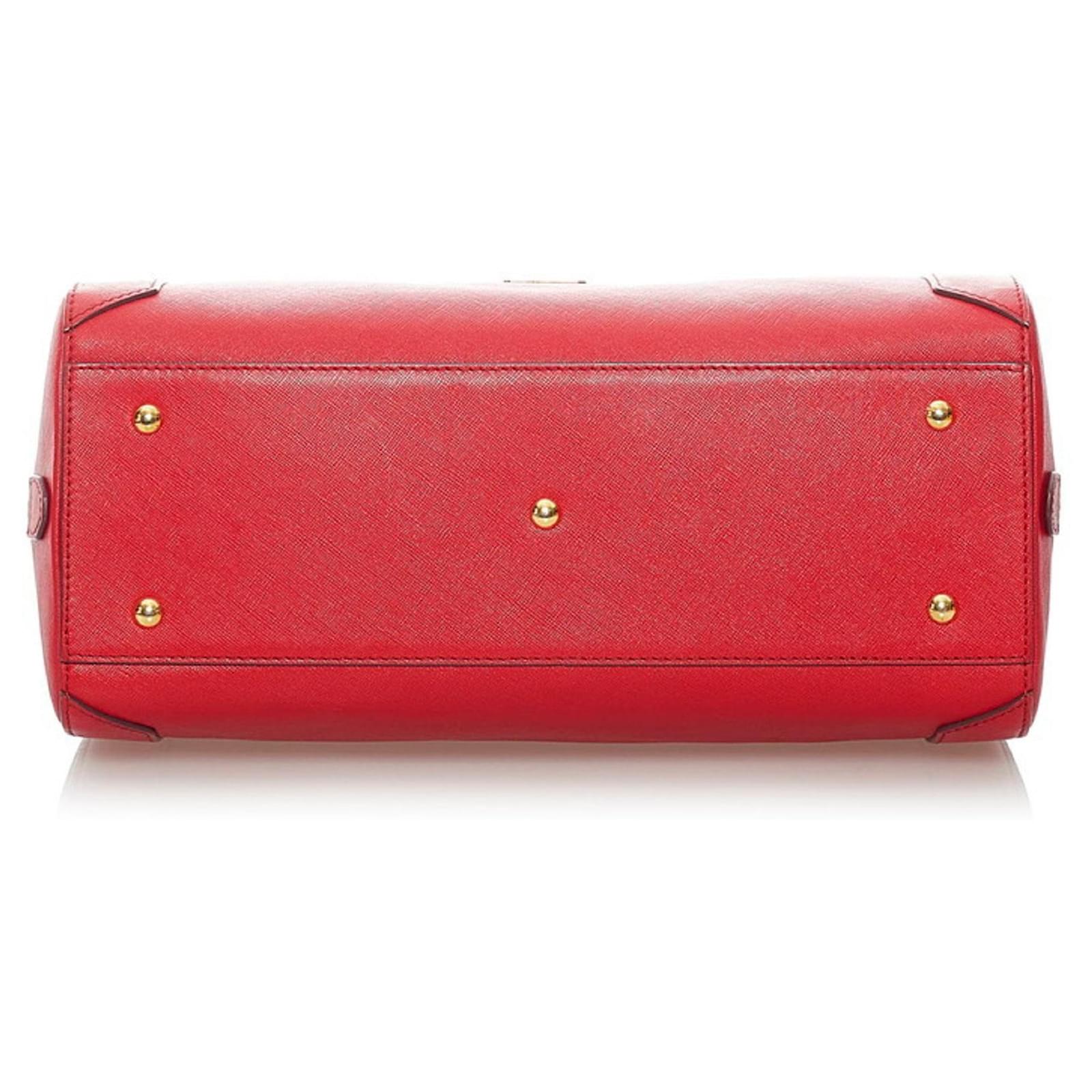 MCM Red Leather ref.652694 - Joli Closet