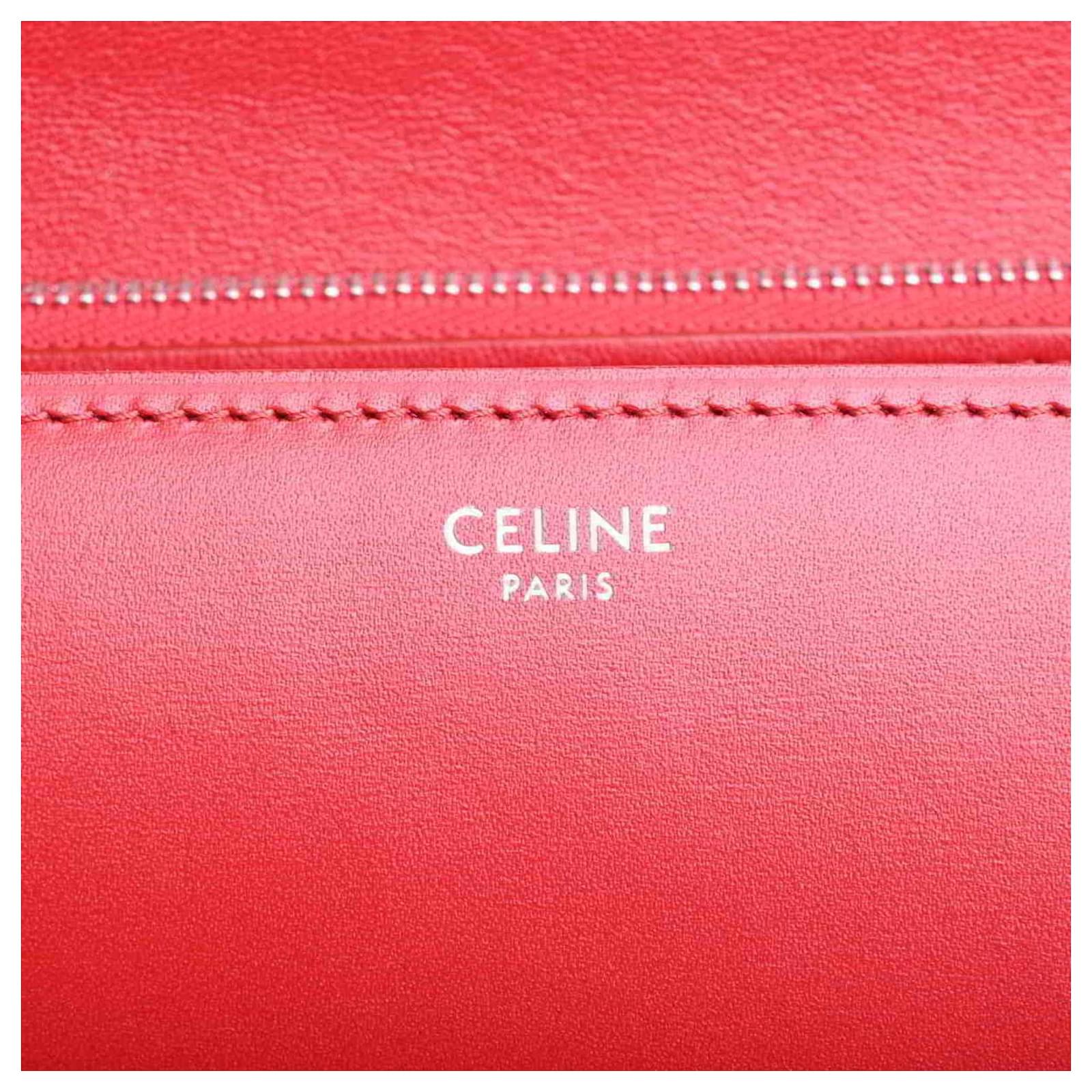Céline Celine Classic Red Leather ref.654051 - Joli Closet