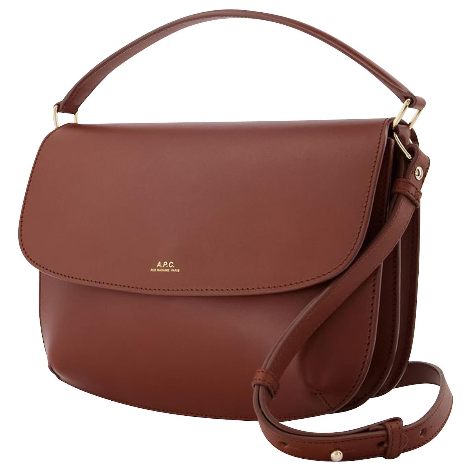 Apc Sarah Bag in Brown Leather ref.654864 - Joli Closet