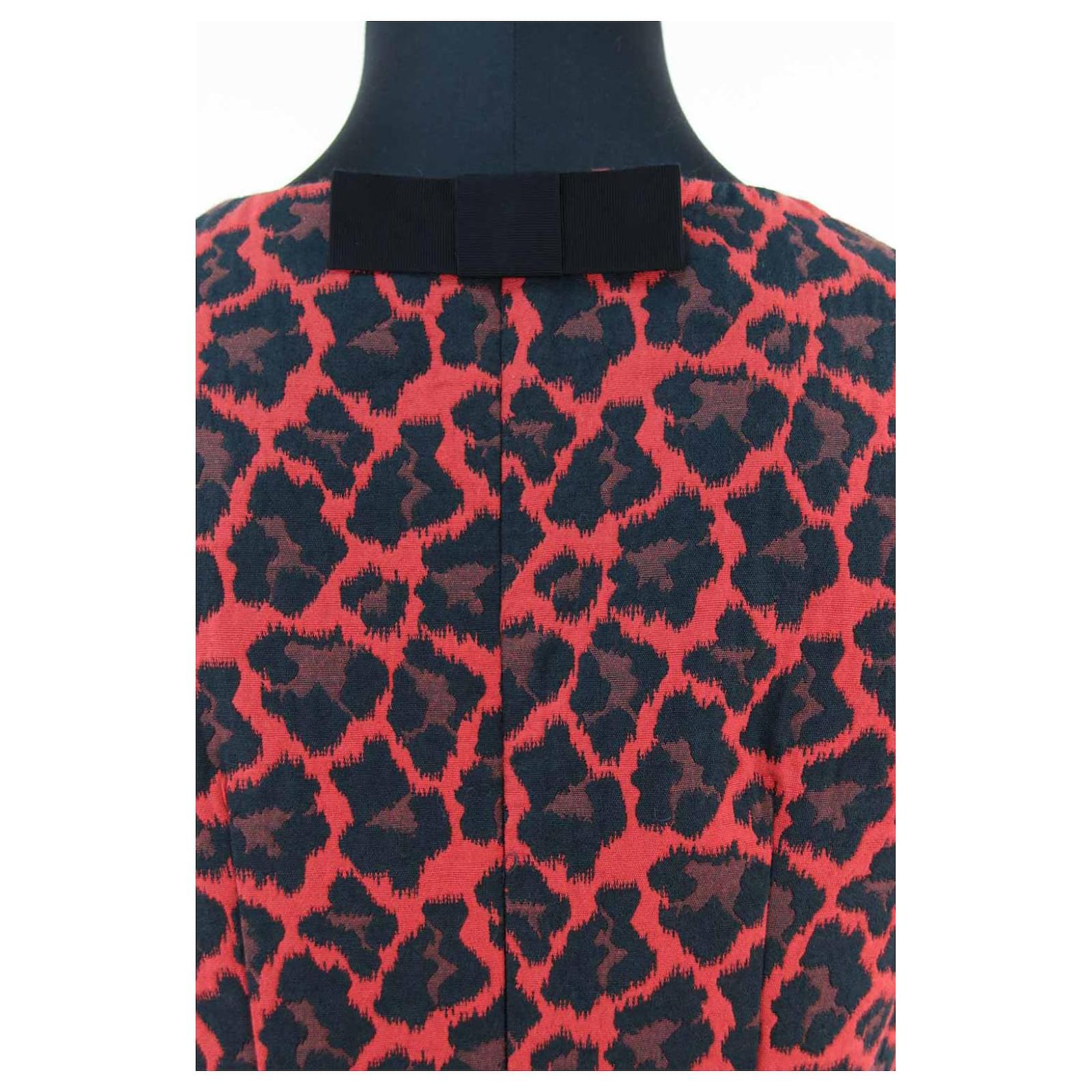 Claudie Pierlot Claudie dress pierlot 38 Red Cotton ref.655422 - Joli ...