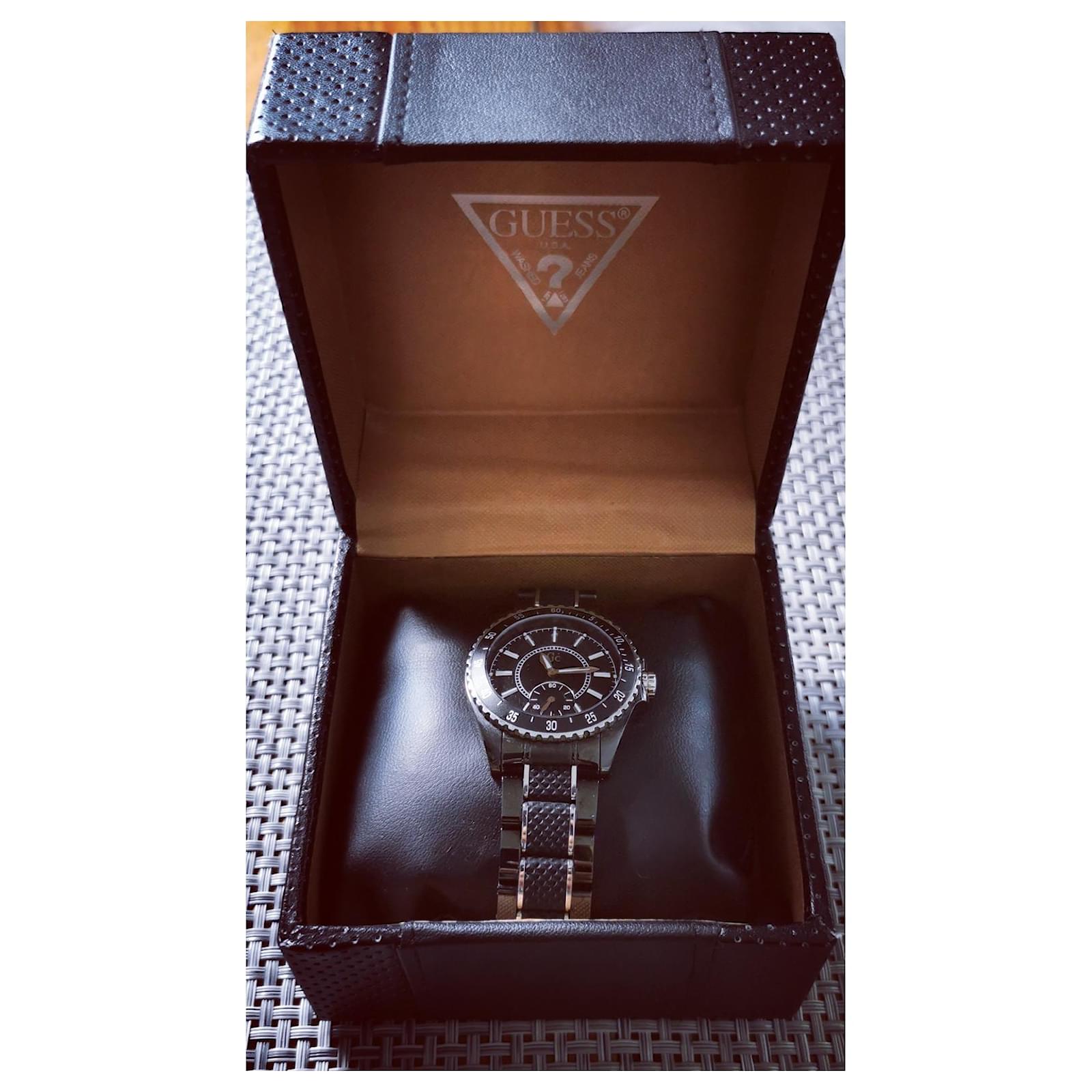 Guess Fine watches Black Ceramic ref.655870 - Joli Closet