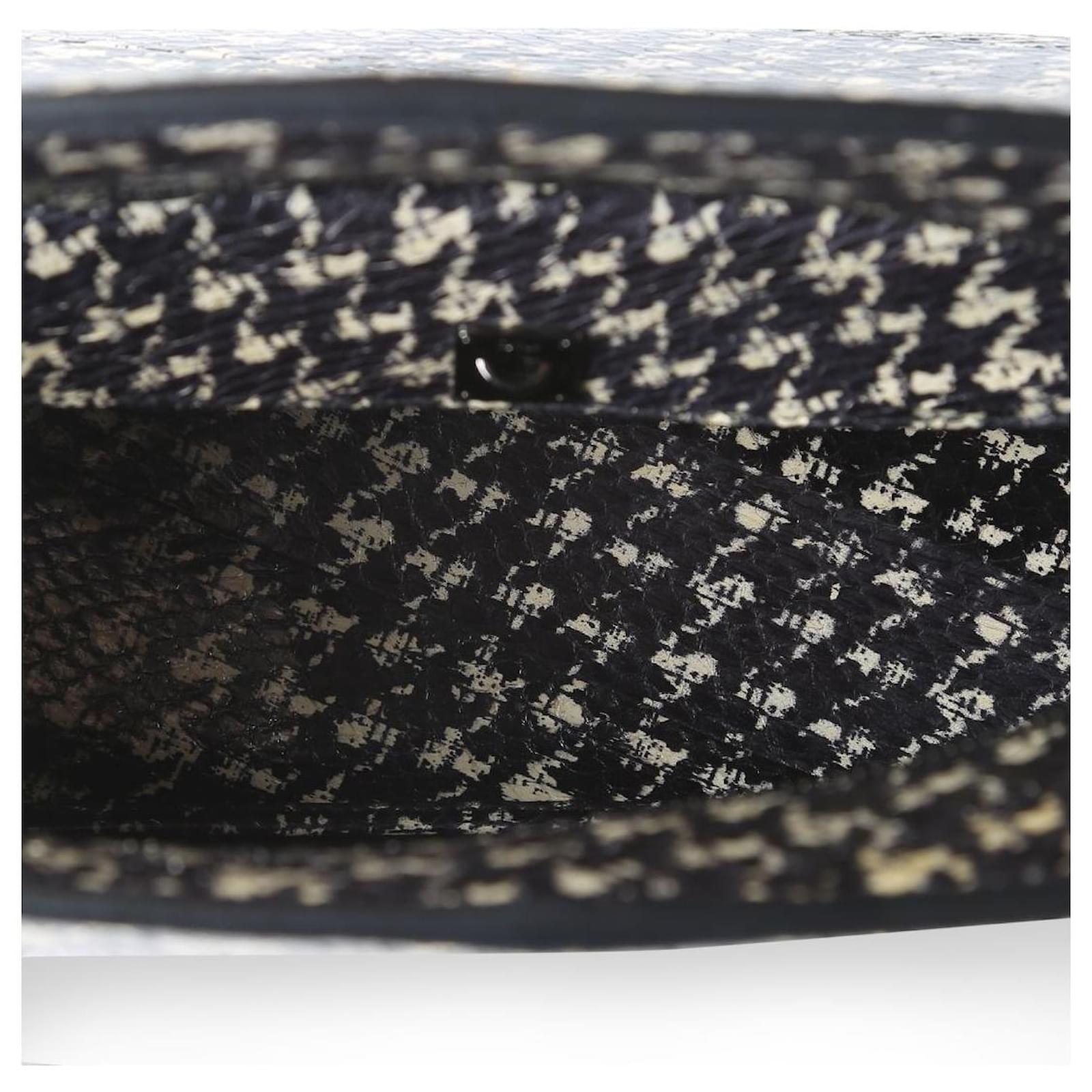 Dior Bar Handtasche aus Schlangenleder in Schwarz & Weiß mit ...