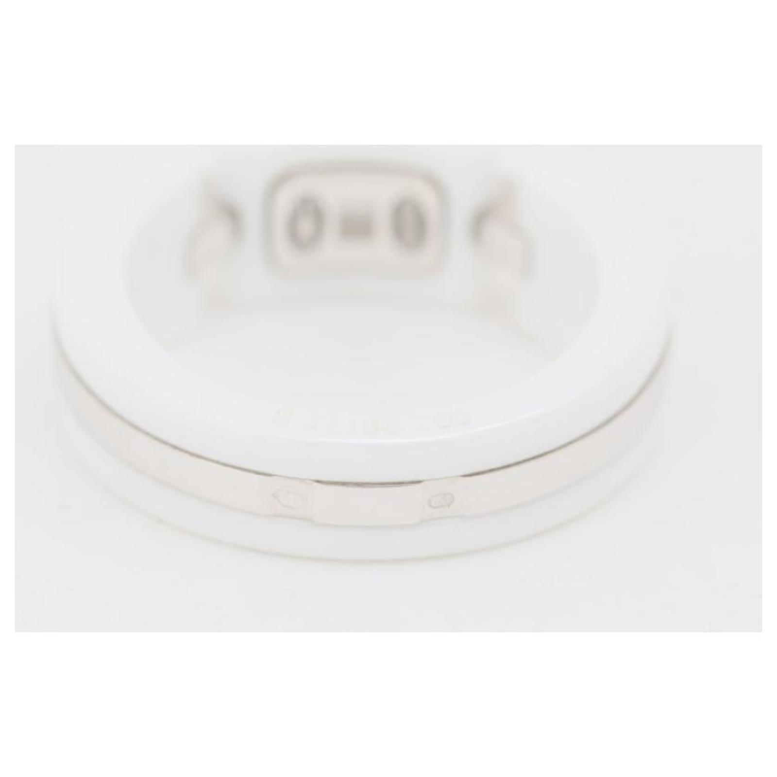 Chanel Ultra Pavé Diamond Rings White White gold Ceramic ref.656705 ...