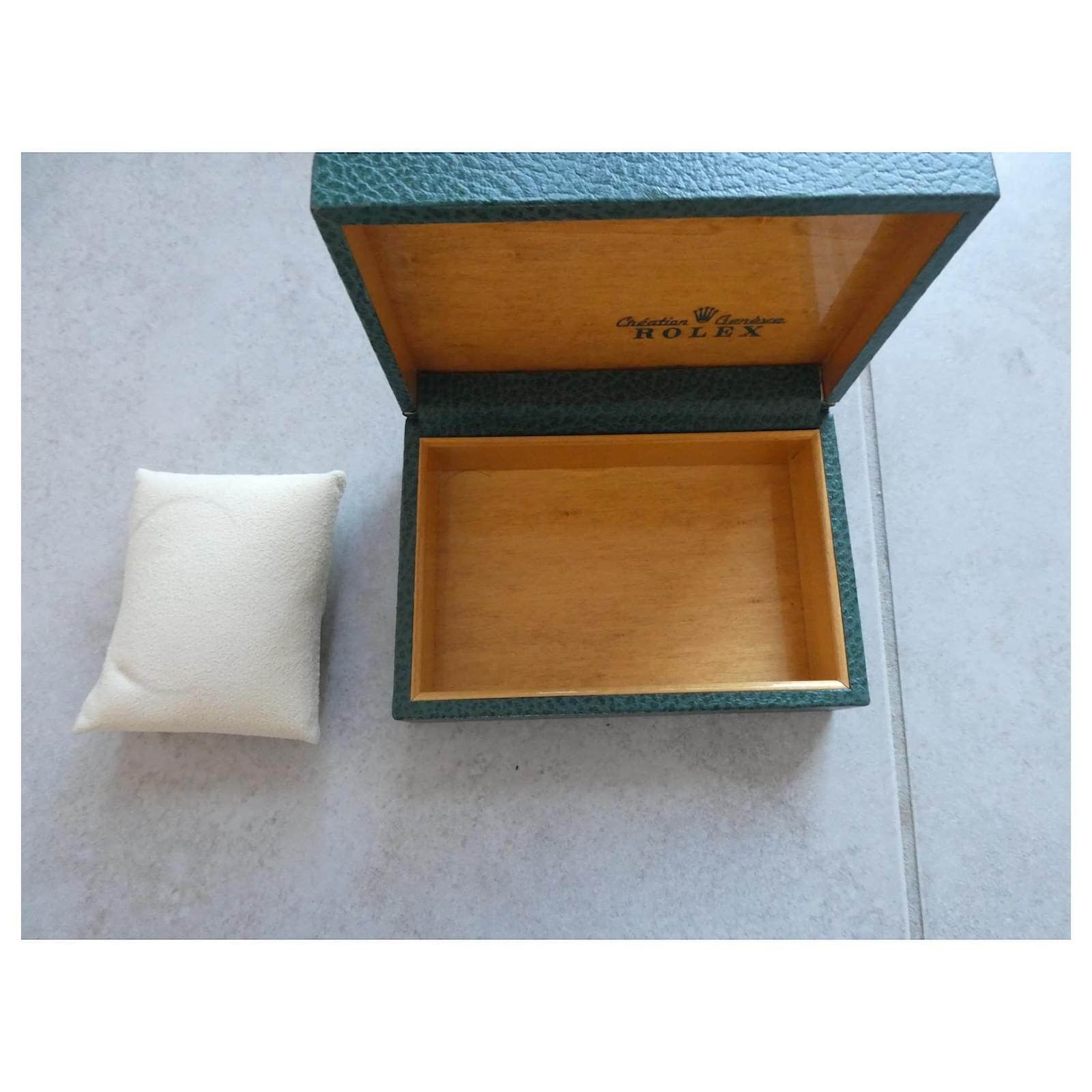vintage rolex watch box Dark green Wood ref.656933 - Joli Closet