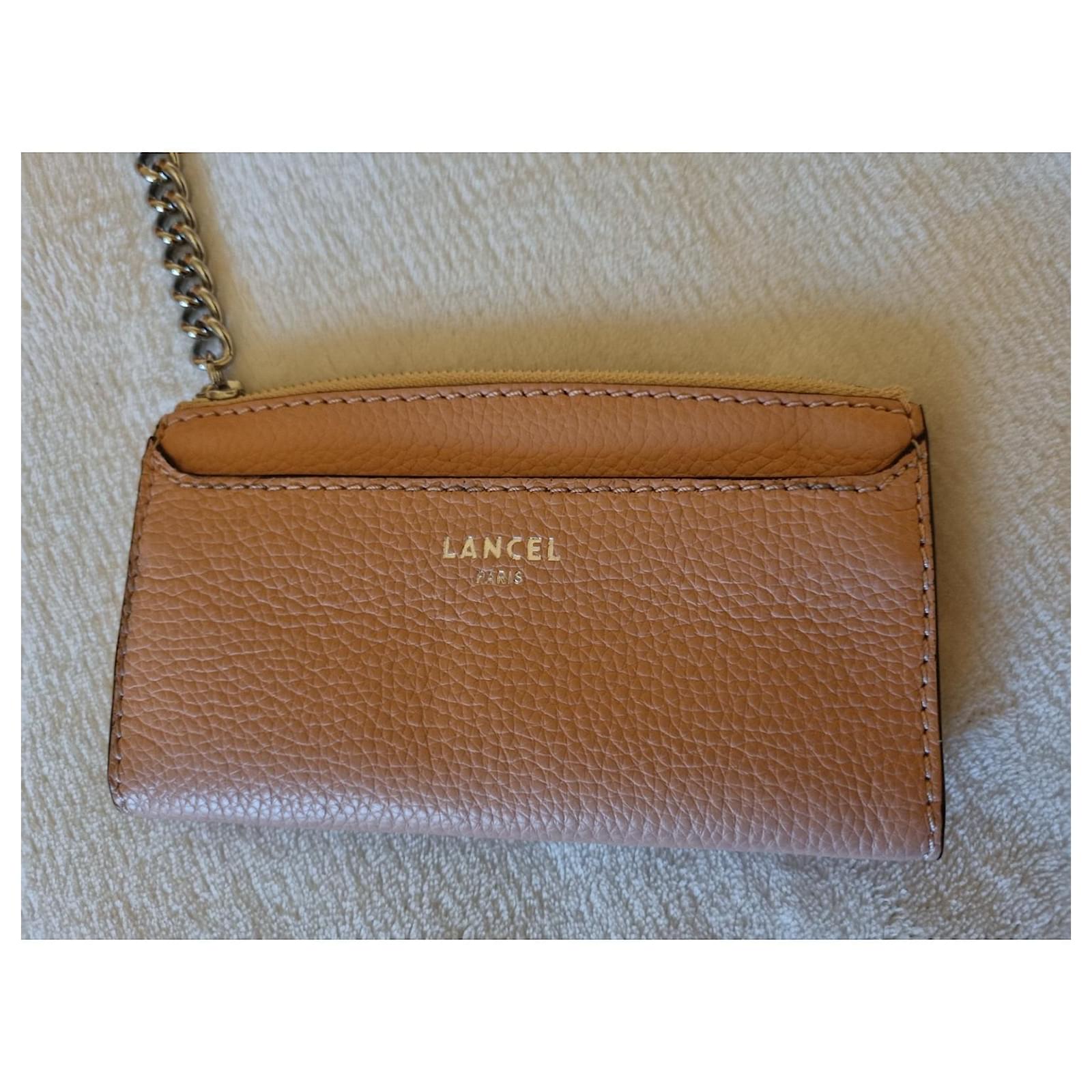 Lancel Sac Seau Le Huit Moyen Modèle Rose Sunset Cuir ref.657051 - Joli ...