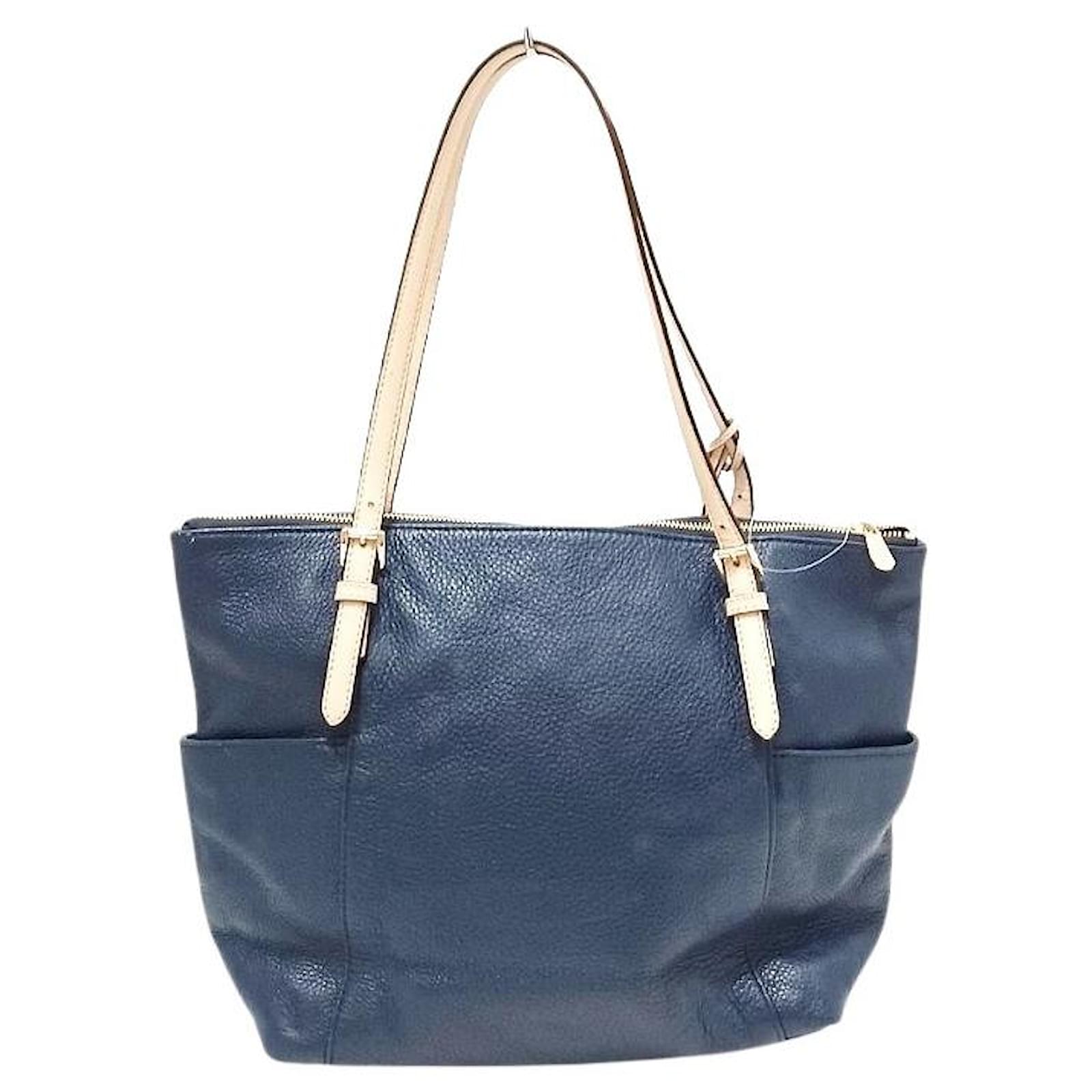 Michael Kors Jet Set Navy blue Leather ref.657801 - Joli Closet