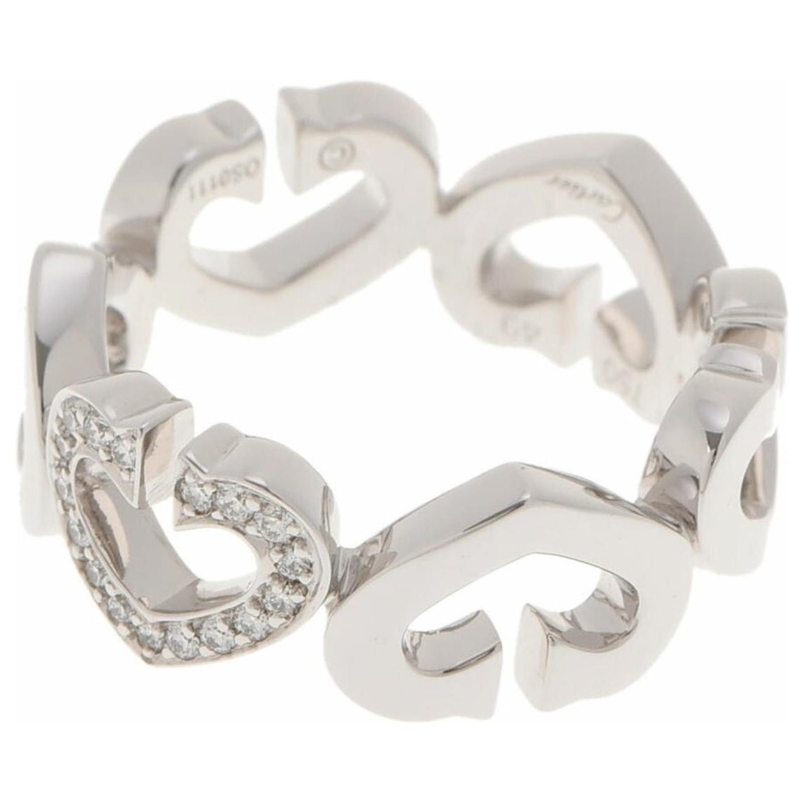 Cartier Heart Silvery White gold ref.658168 - Joli Closet