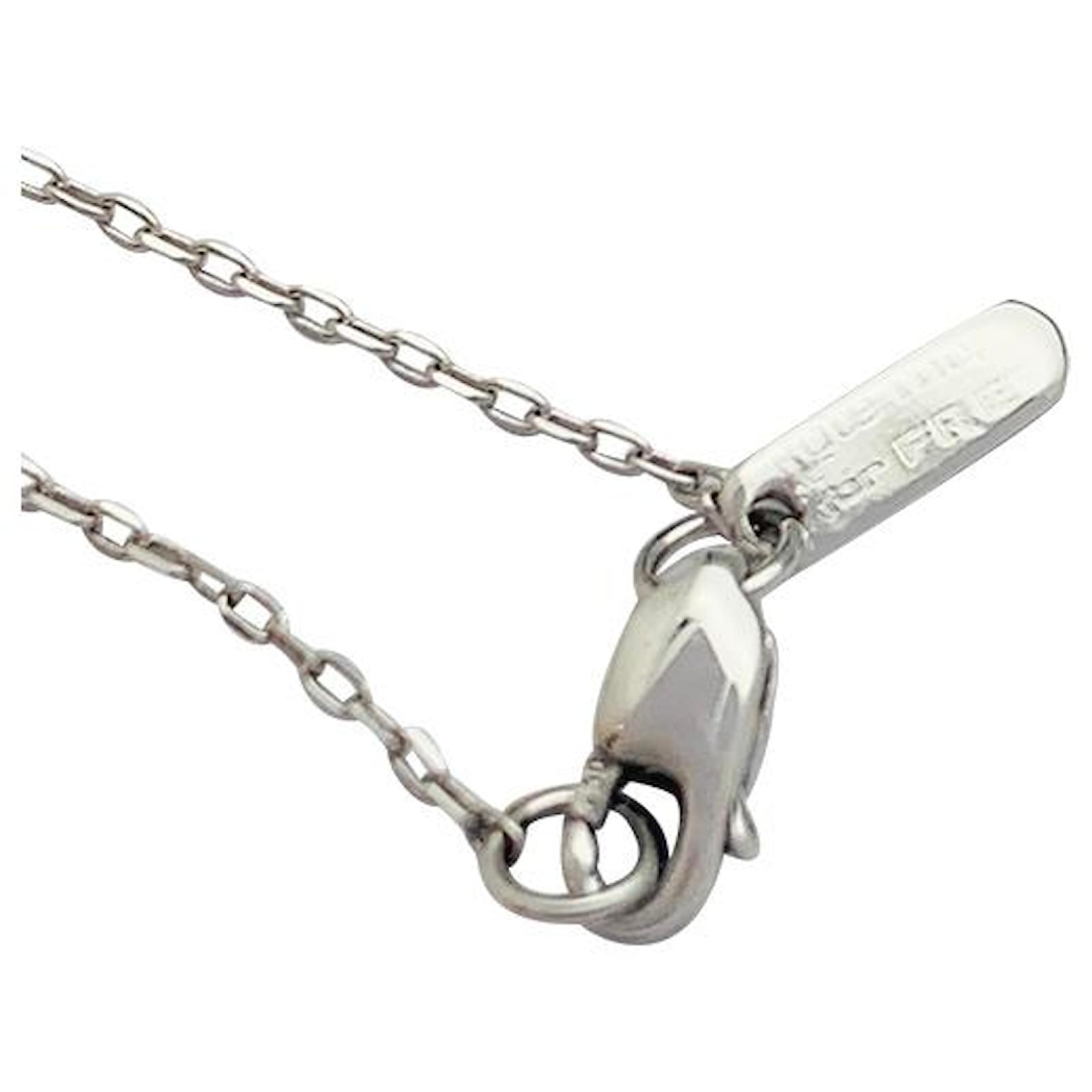 Collier Fred "by Kate Moss" or blanc, diamants. ref.659964 - Joli Closet