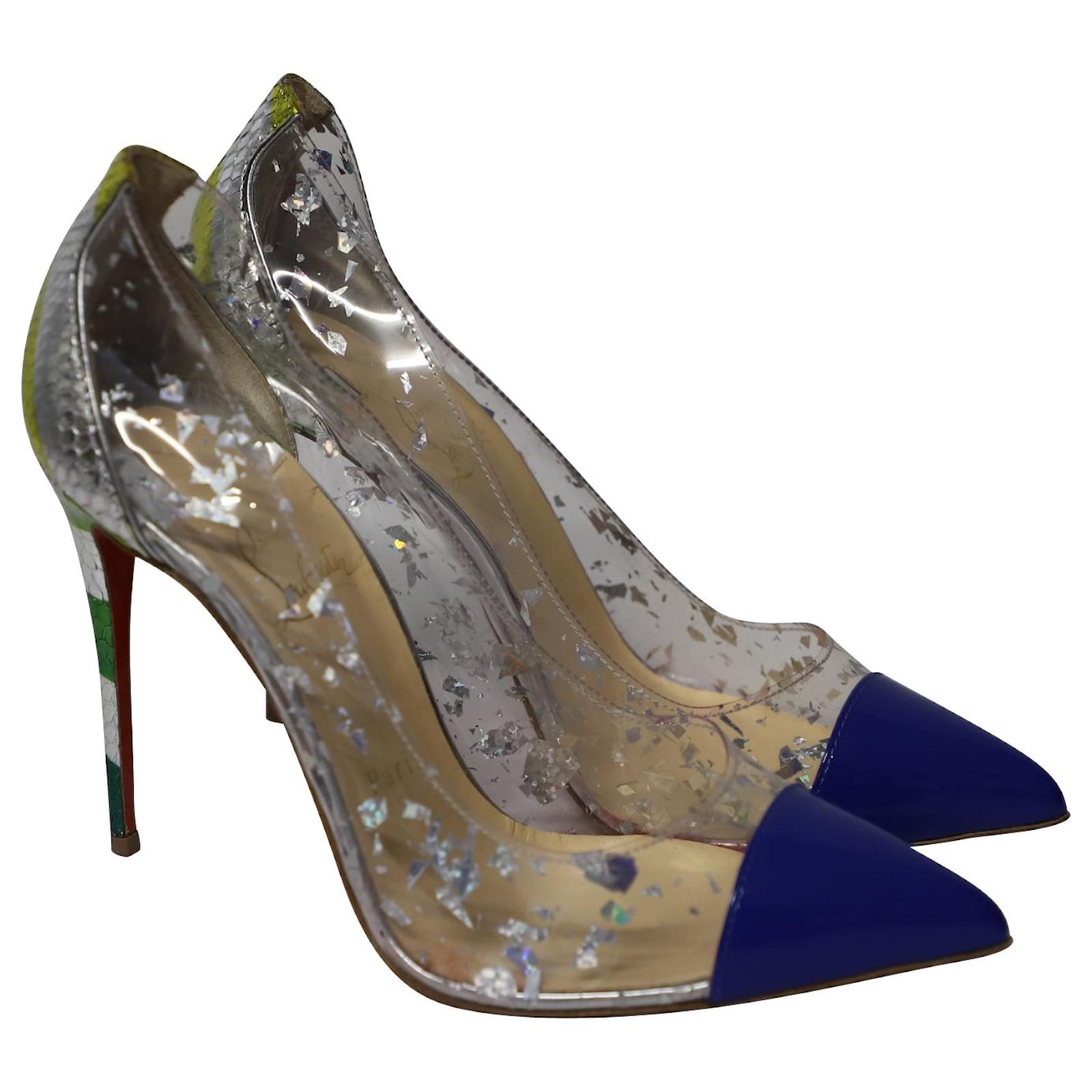 Christian Louboutin Escarpins So Kate avec PVC en Cuir Verni ...