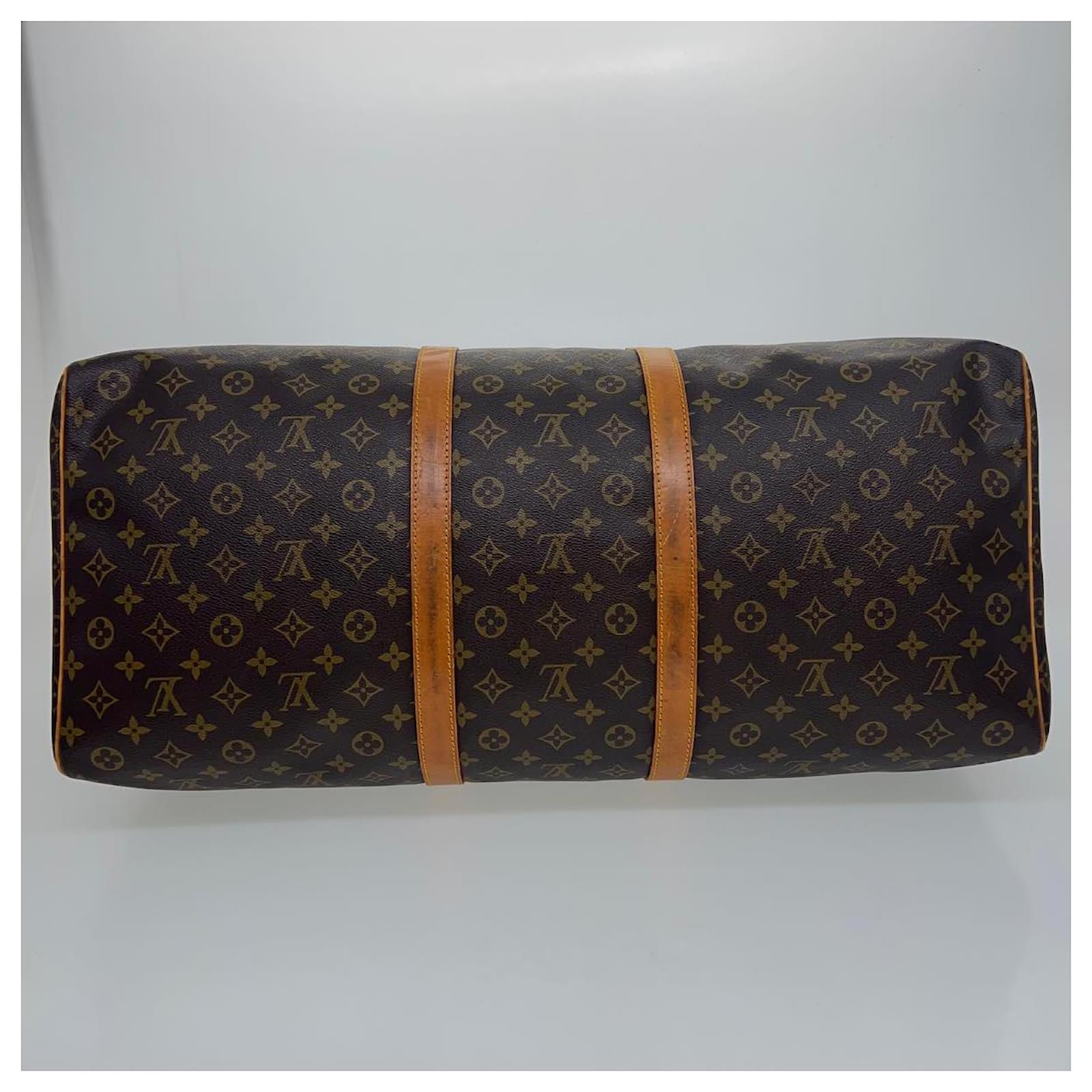 Louis Vuitton Keepall 60 Brown Cloth ref.661166 - Joli Closet