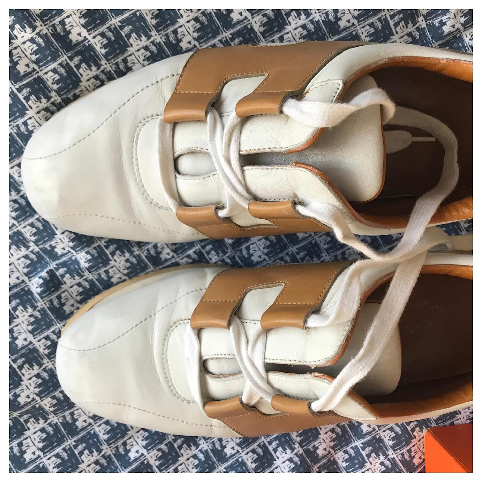 Hermès dribble Caramel Leather ref.662585 - Joli Closet