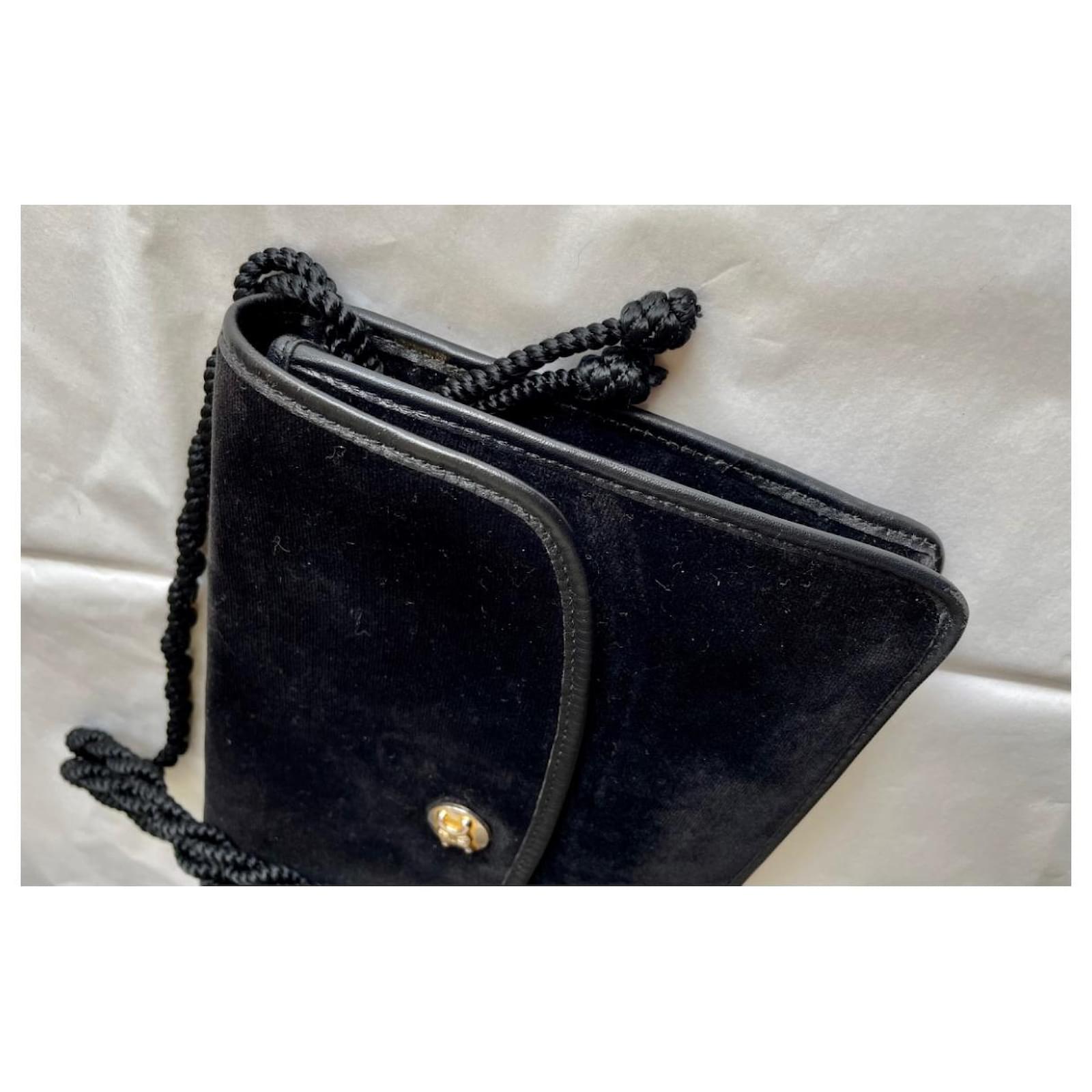 Classic Box Céline Celine velvet bag Black ref.662758 - Joli Closet