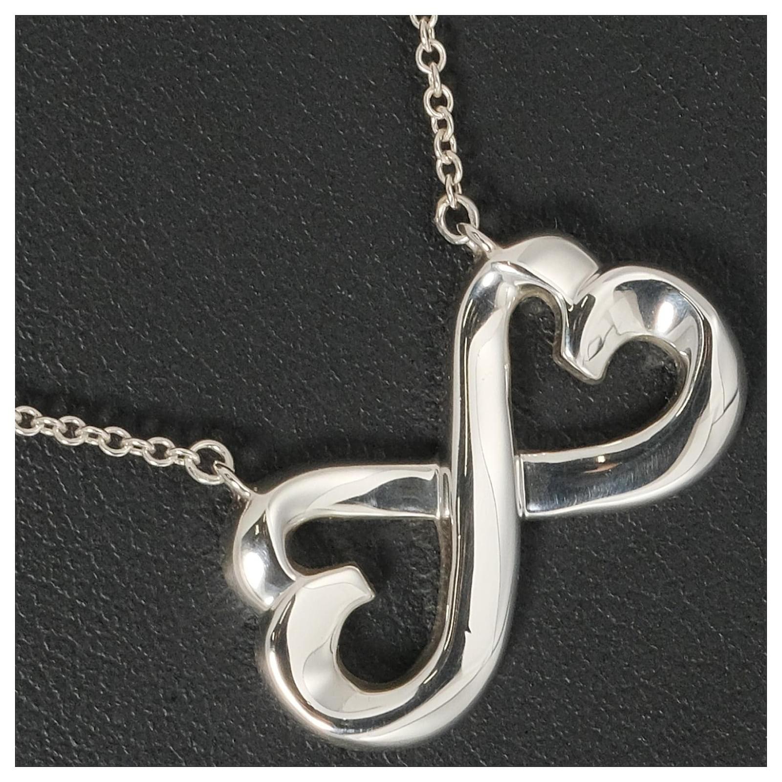 TIFFANY & CO. coeur aimant doublé Argent Argenté ref.663070 - Joli Closet