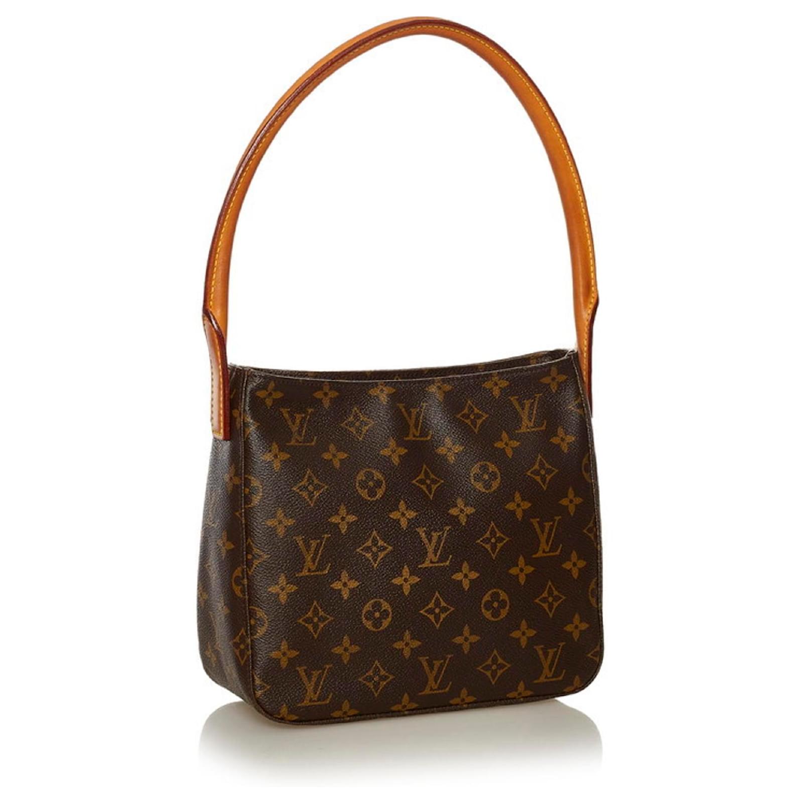 Louis Vuitton Looping MM Brown Cloth ref.663429 - Joli Closet