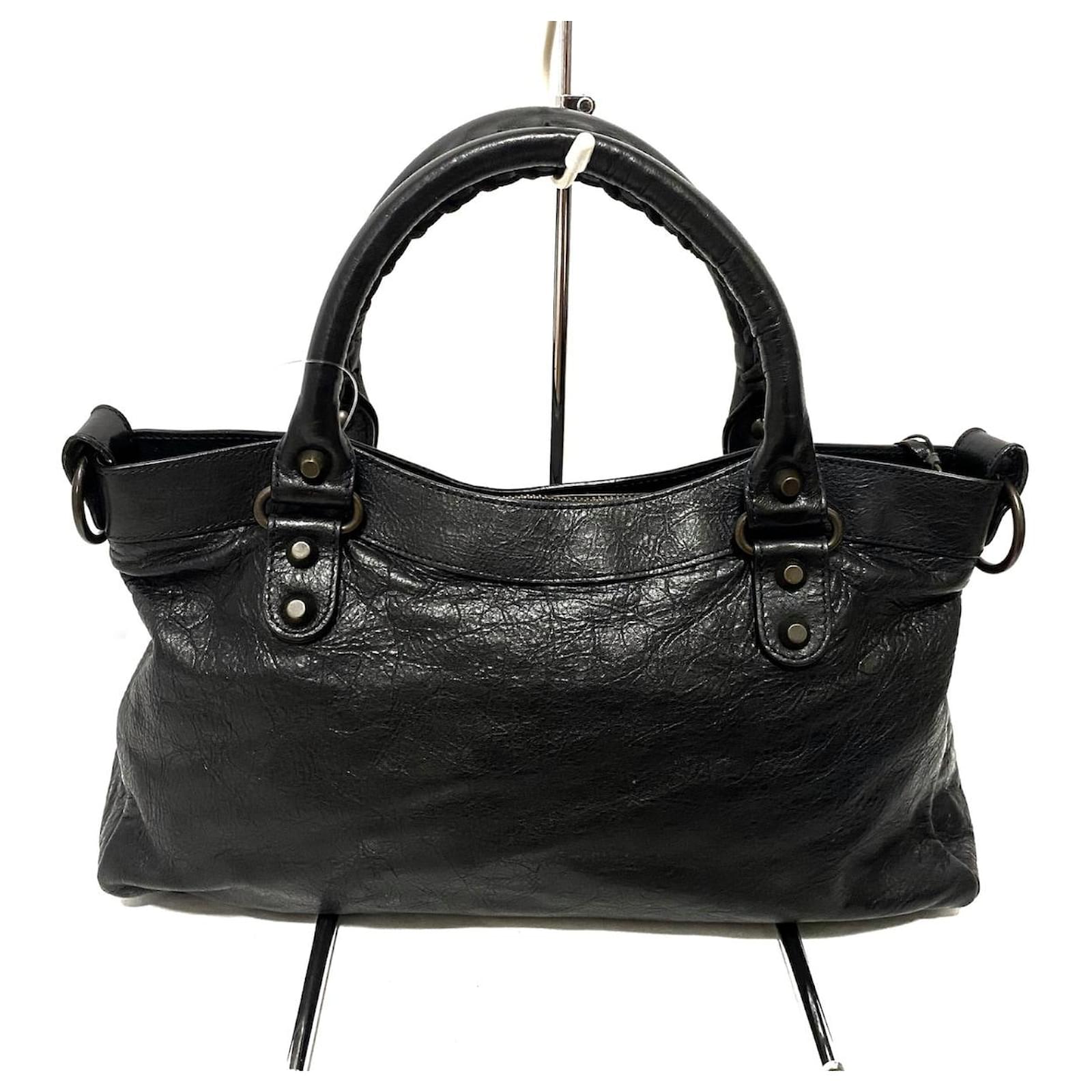 Balenciaga The first Black Leather ref.JC664047 (Sold) - Joli Closet