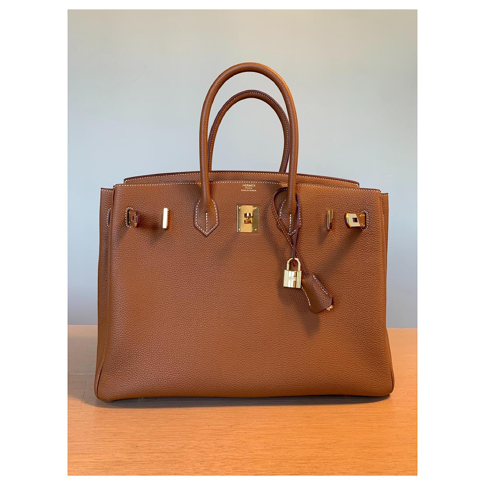 Hermès Birkin 35 Caramel Leather ref.664428 - Joli Closet