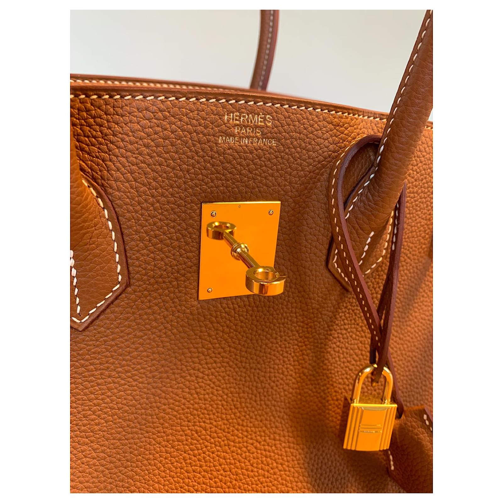 Hermès Birkin 35 Caramel Leather ref.664428 - Joli Closet