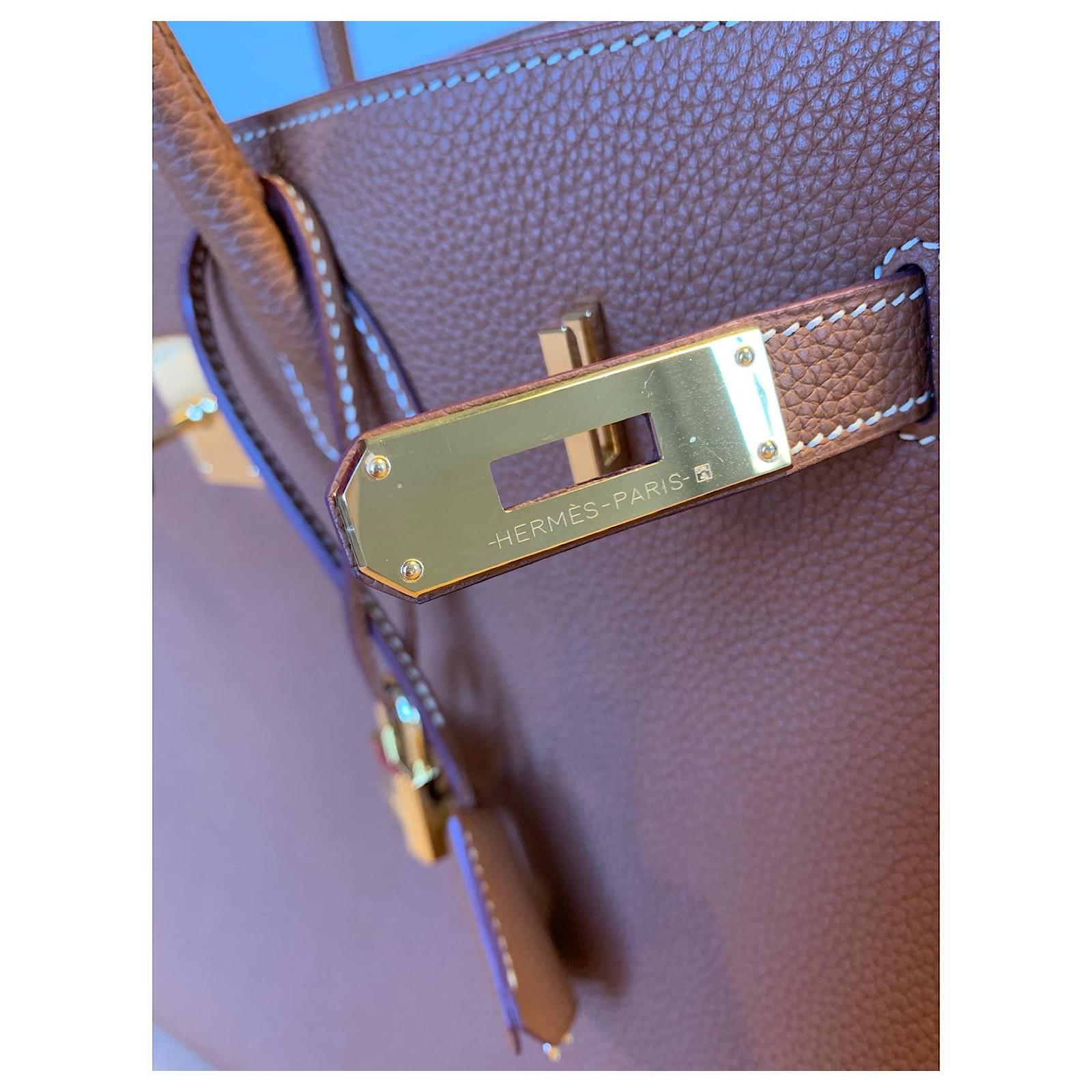 Hermès Birkin 35 Caramel Leather ref.664428 - Joli Closet