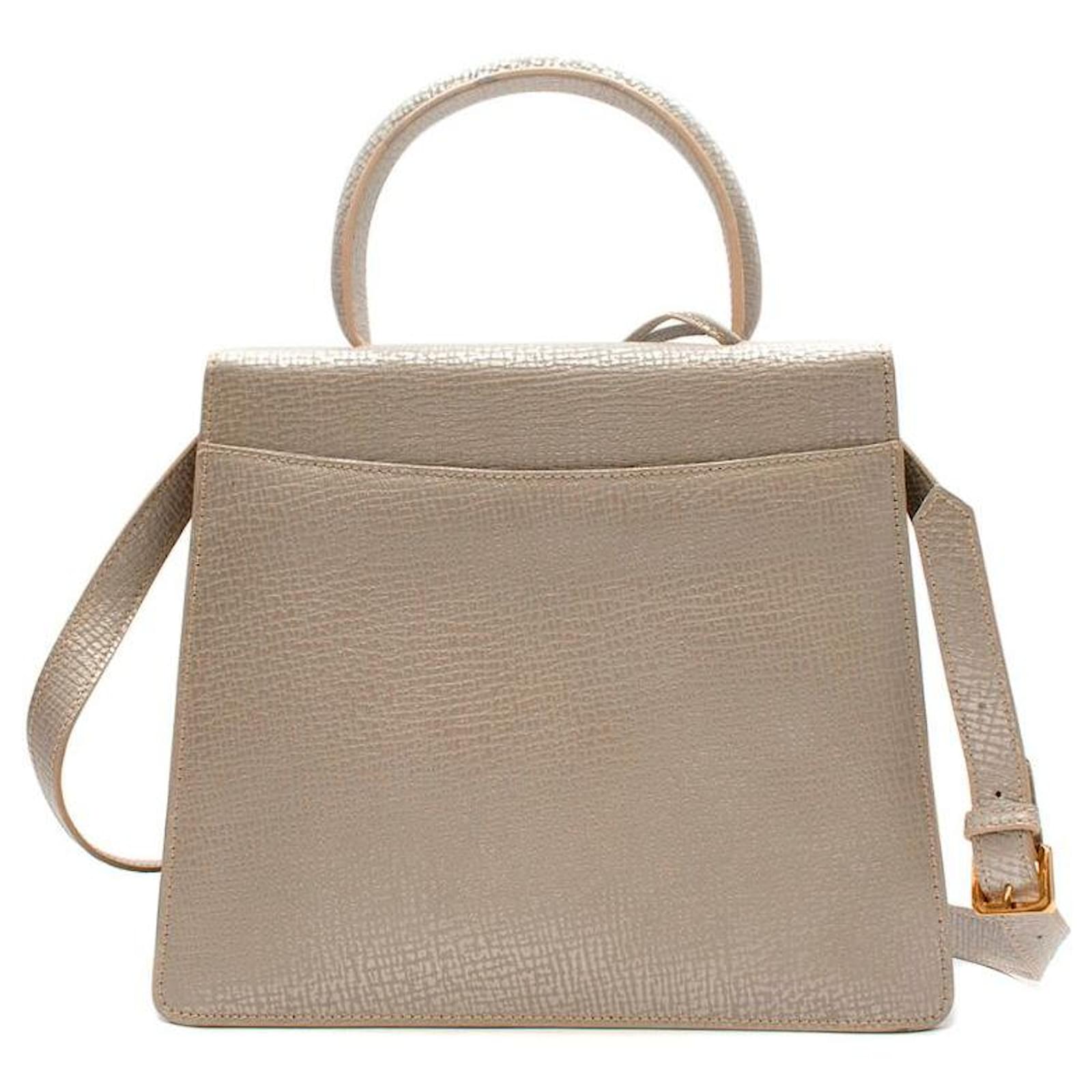 Loewe Vintage Barcelona Tasche aus strukturiertem Leder mit Griff oben ...