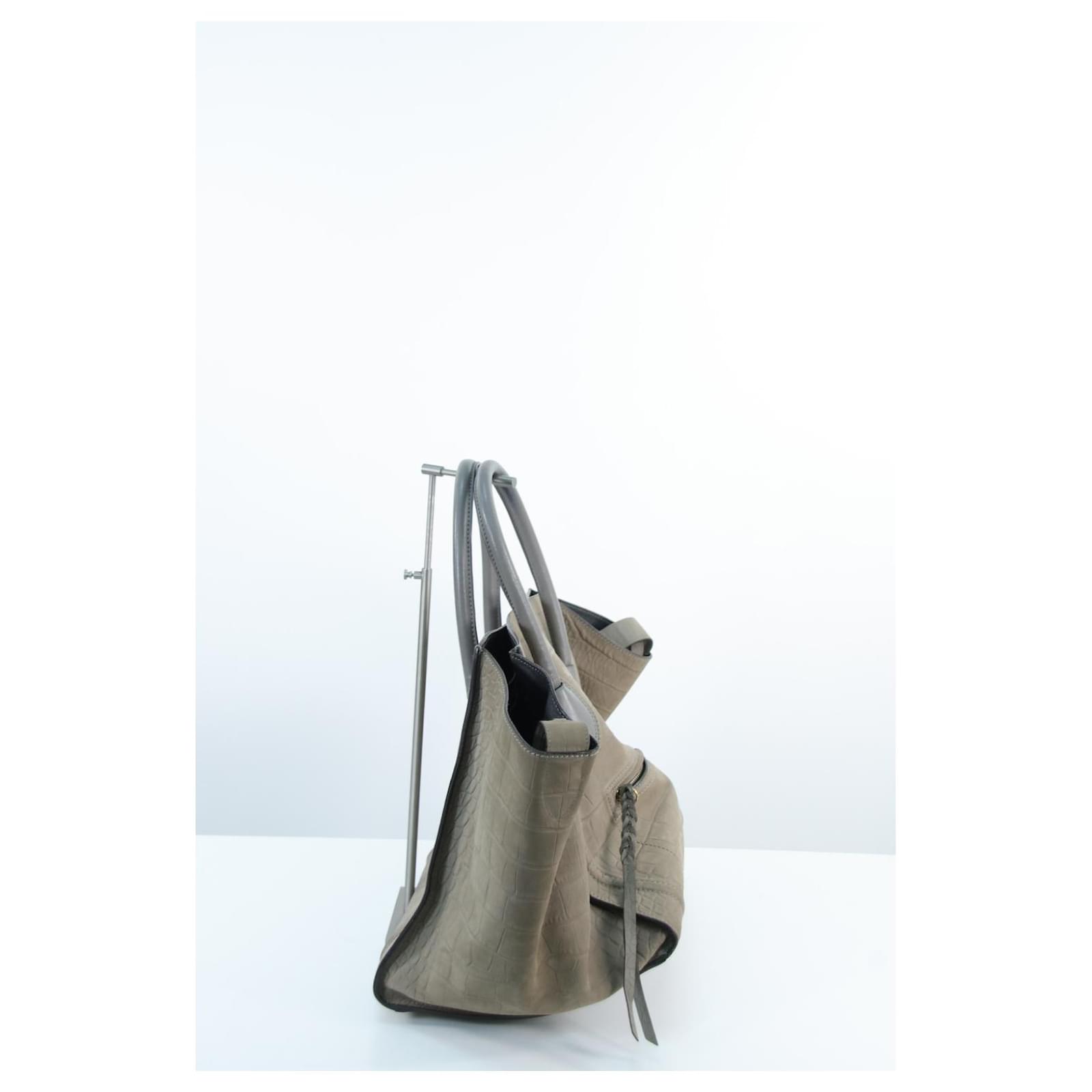 Céline Sac à main Celine Grey Leather ref.665566 - Joli Closet