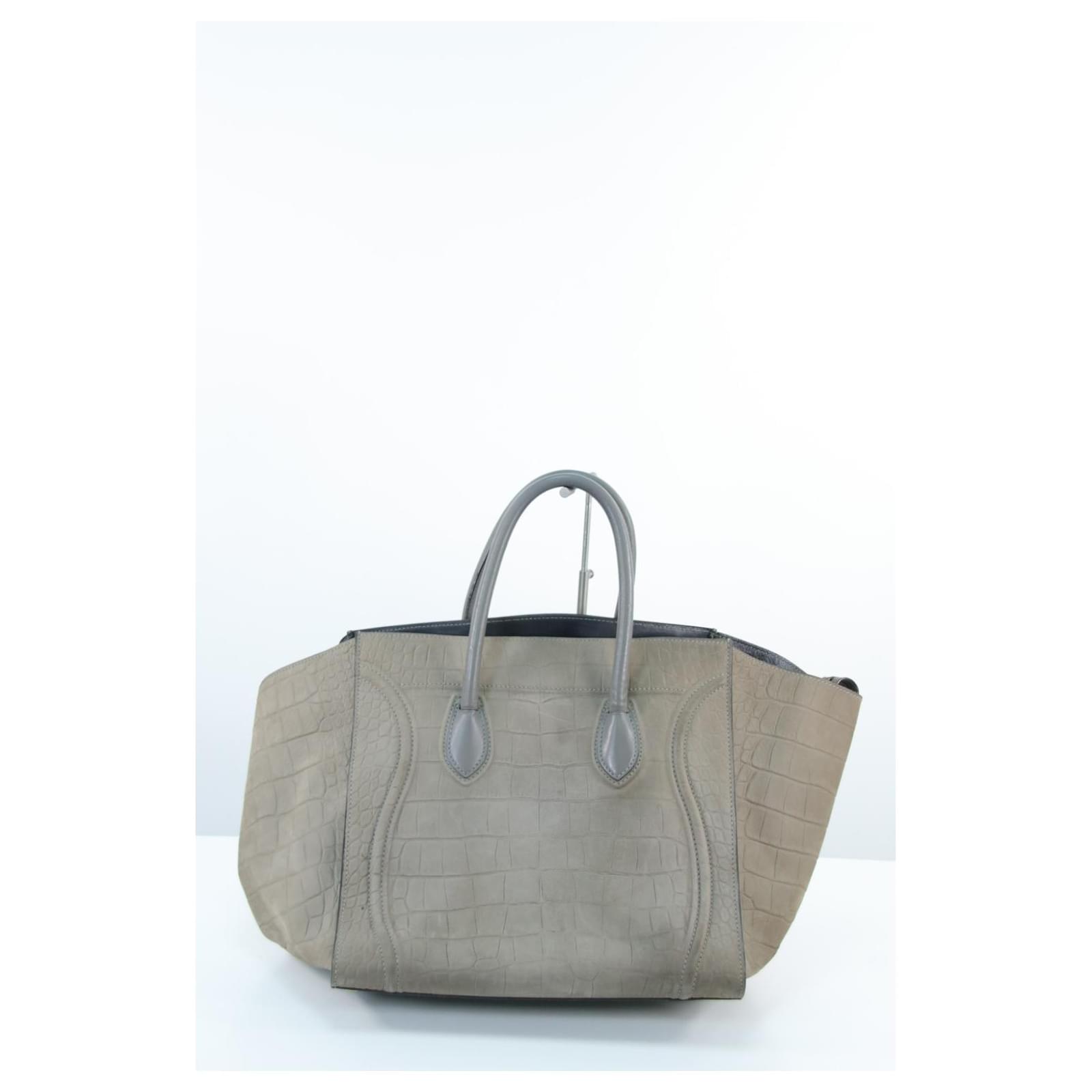 Céline Sac à main Celine Grey Leather ref.665566 - Joli Closet