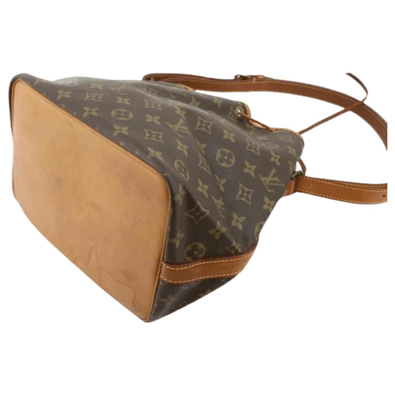 Brown Coated Canvas Louis Vuitton Petit Noe Cloth ref.668366 - Joli Closet