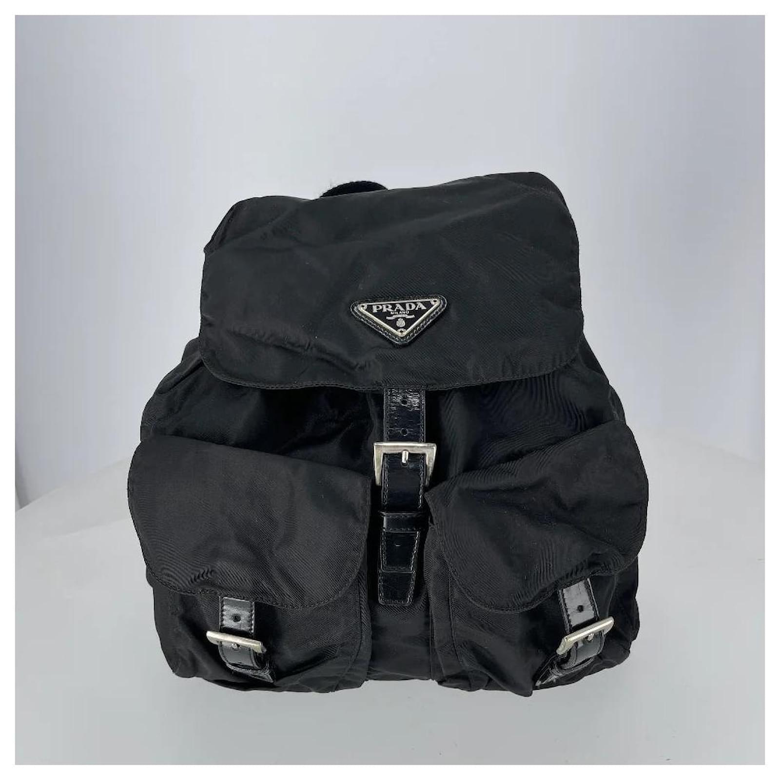 Black Nylon Prada Backpack ref.668651 - Joli Closet